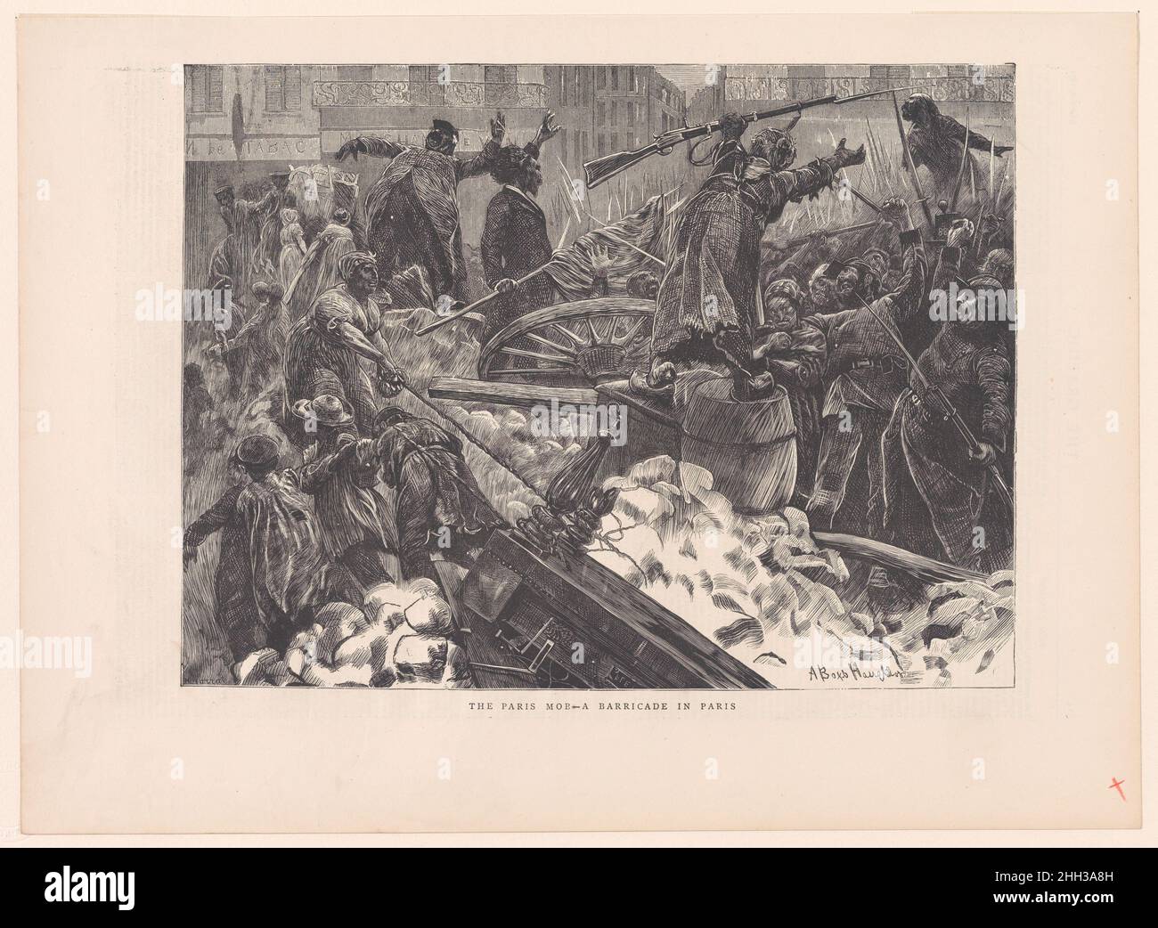 Paris 1830 barricade hi-res stock photography and images - Alamy