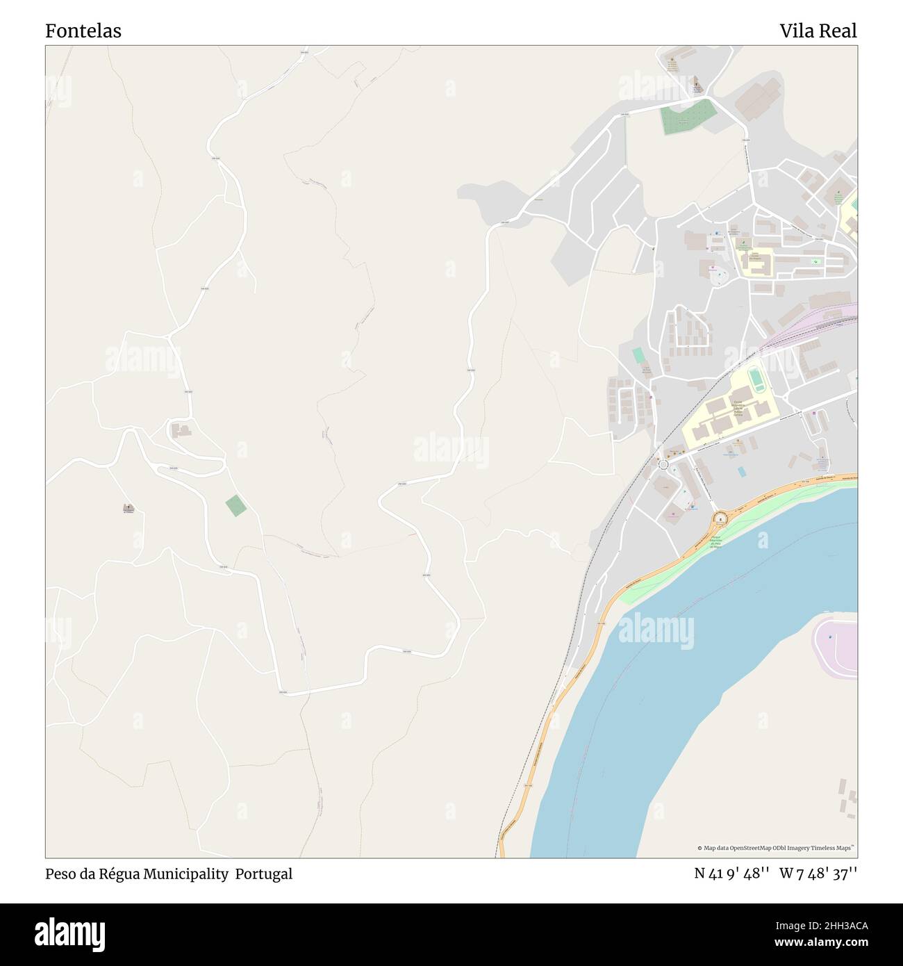 Map of peso da regua hi-res stock photography and images - Alamy
