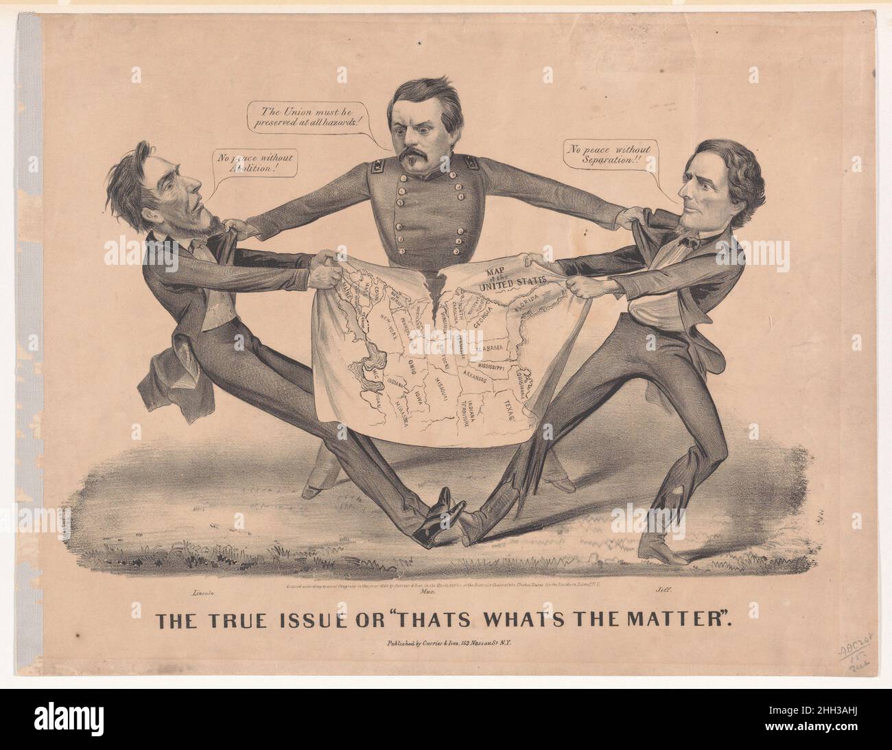 Map War General Mcclellan