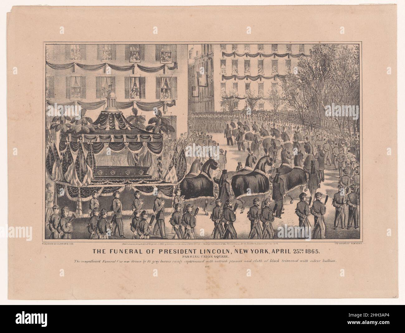 Abraham lincolns funeral car hi-res stock photography and images - Alamy