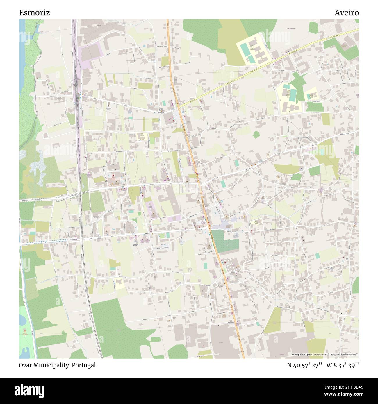 Ovar map hi-res stock photography and images - Alamy