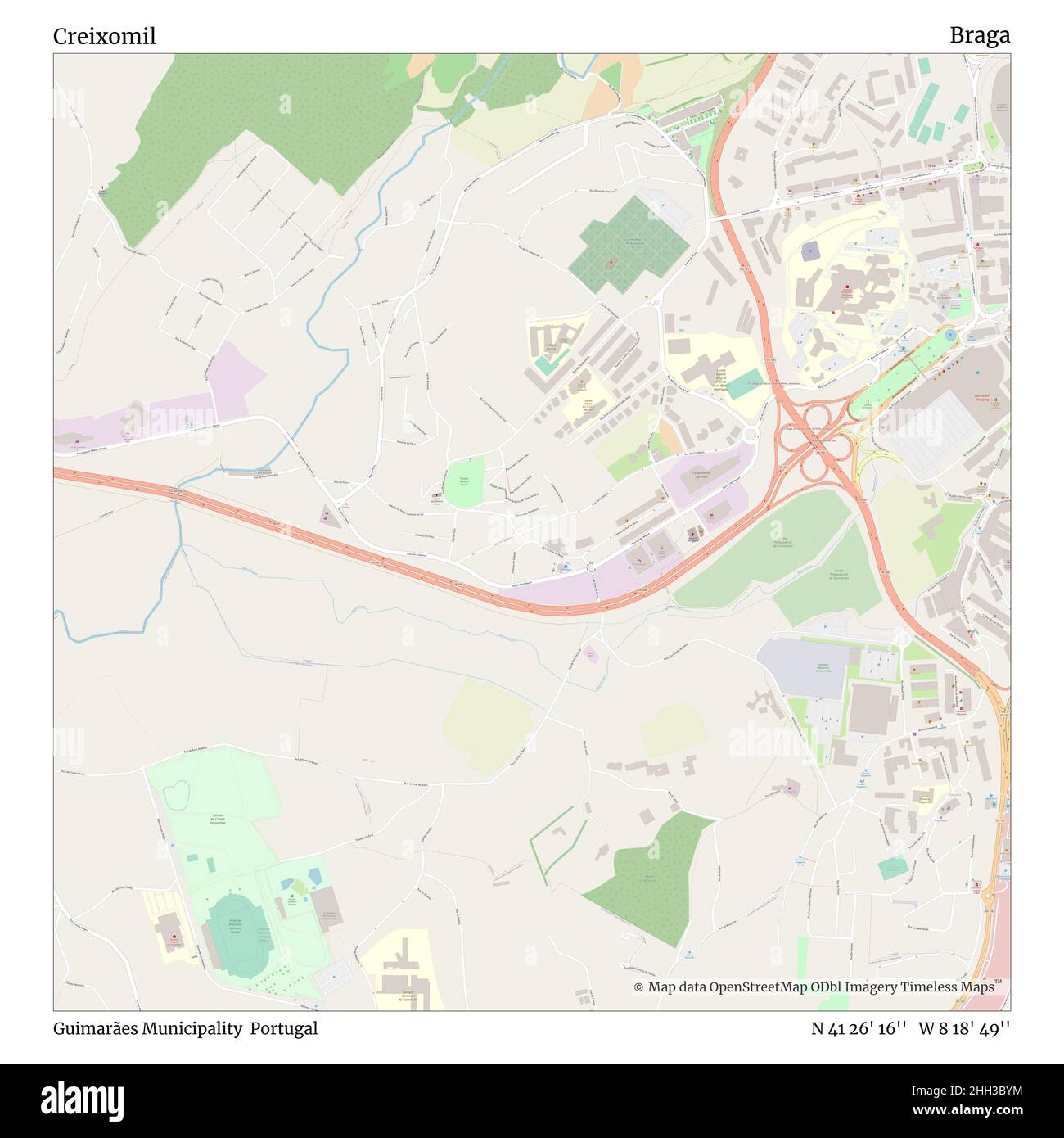 Map of guimaraes hi-res stock photography and images - Alamy