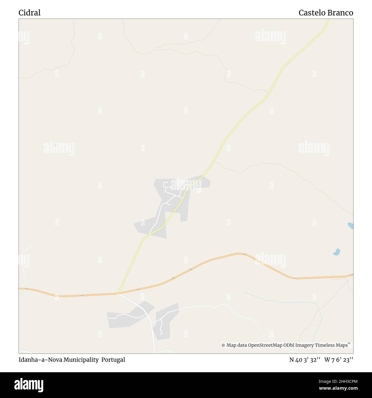 Castelo branco on a map hi-res stock photography and images - Alamy