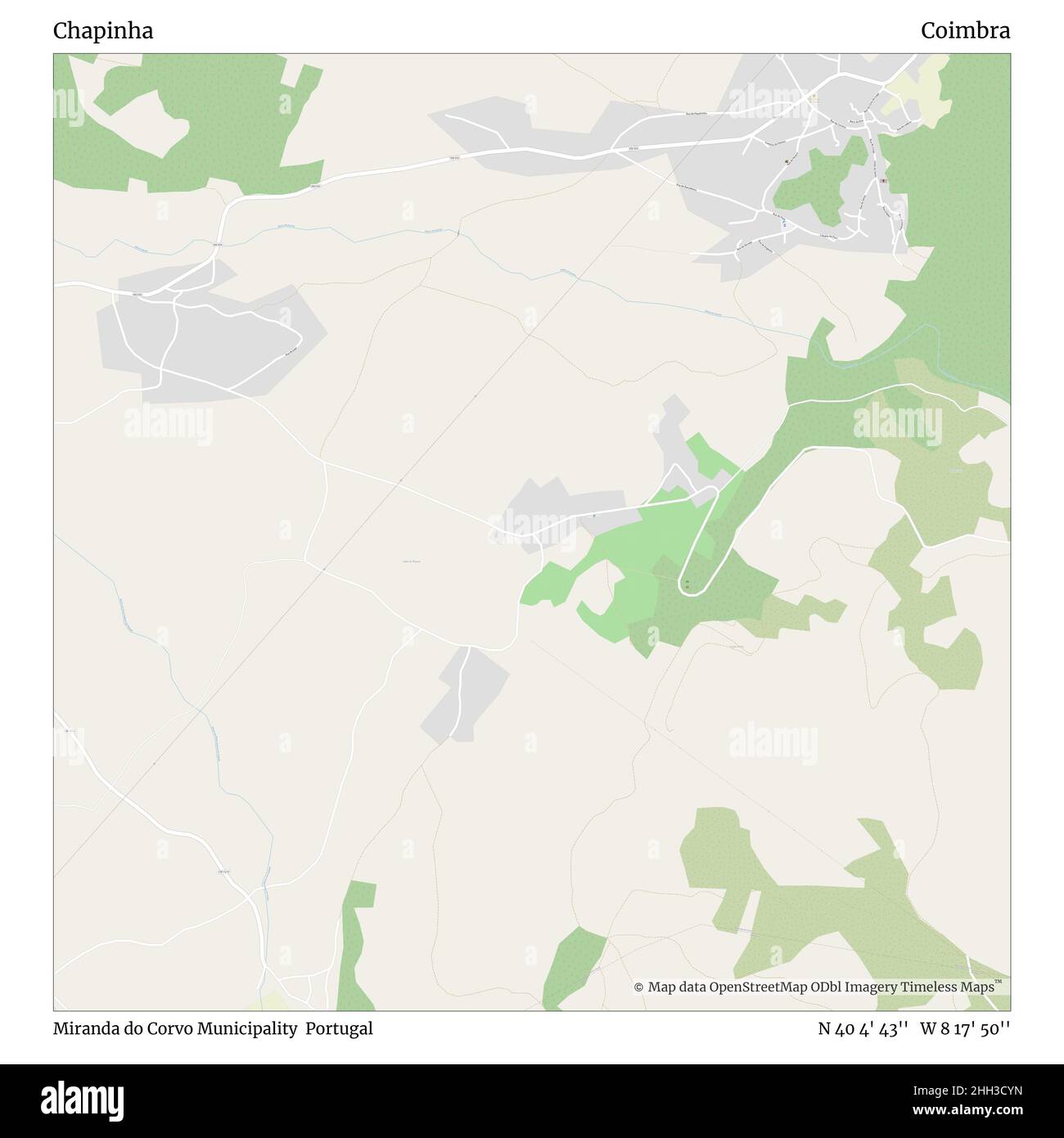 Miranda do corvo portugal map hi-res stock photography and images - Alamy