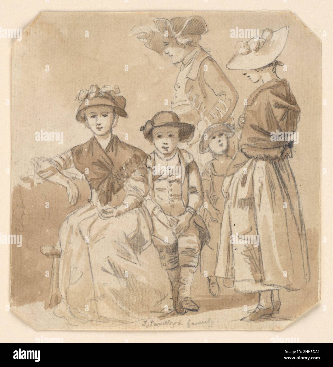 Thomas Sandby and His Family mid-1760s Paul Sandby British. Thomas ...