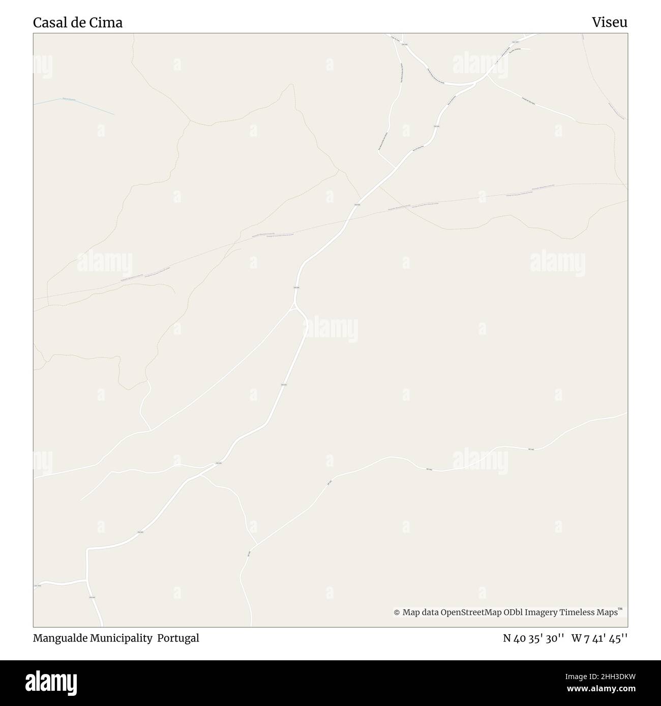 Map of mangualde portugal hi-res stock photography and images - Alamy