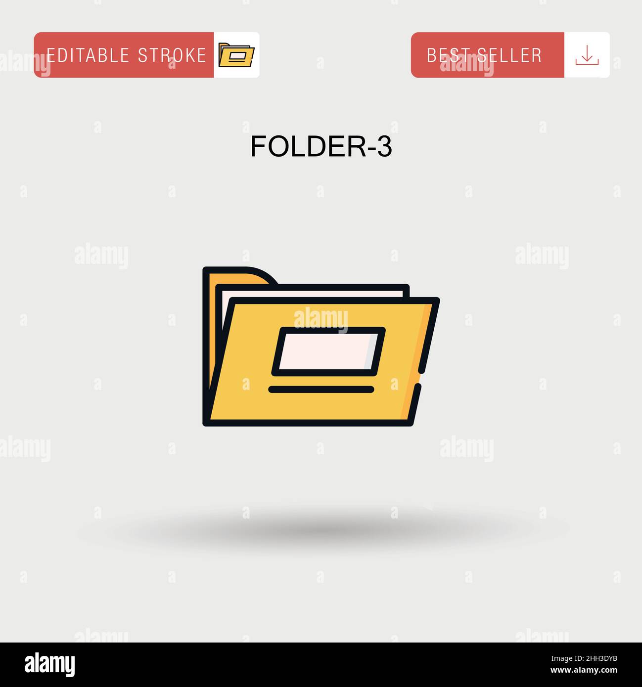 Blank tri fold brochure design isolated hi-res stock photography and ...