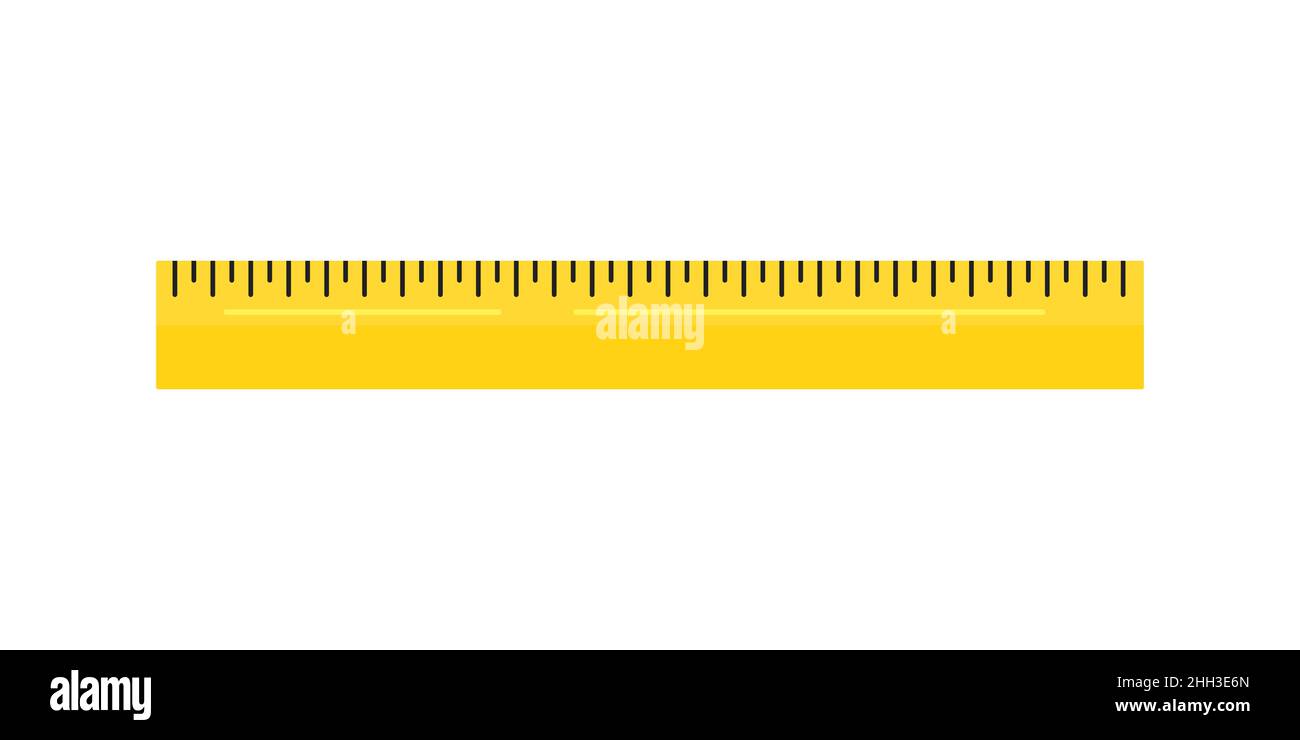 Measure rule ruler scale unit Stock Vector Images - Alamy