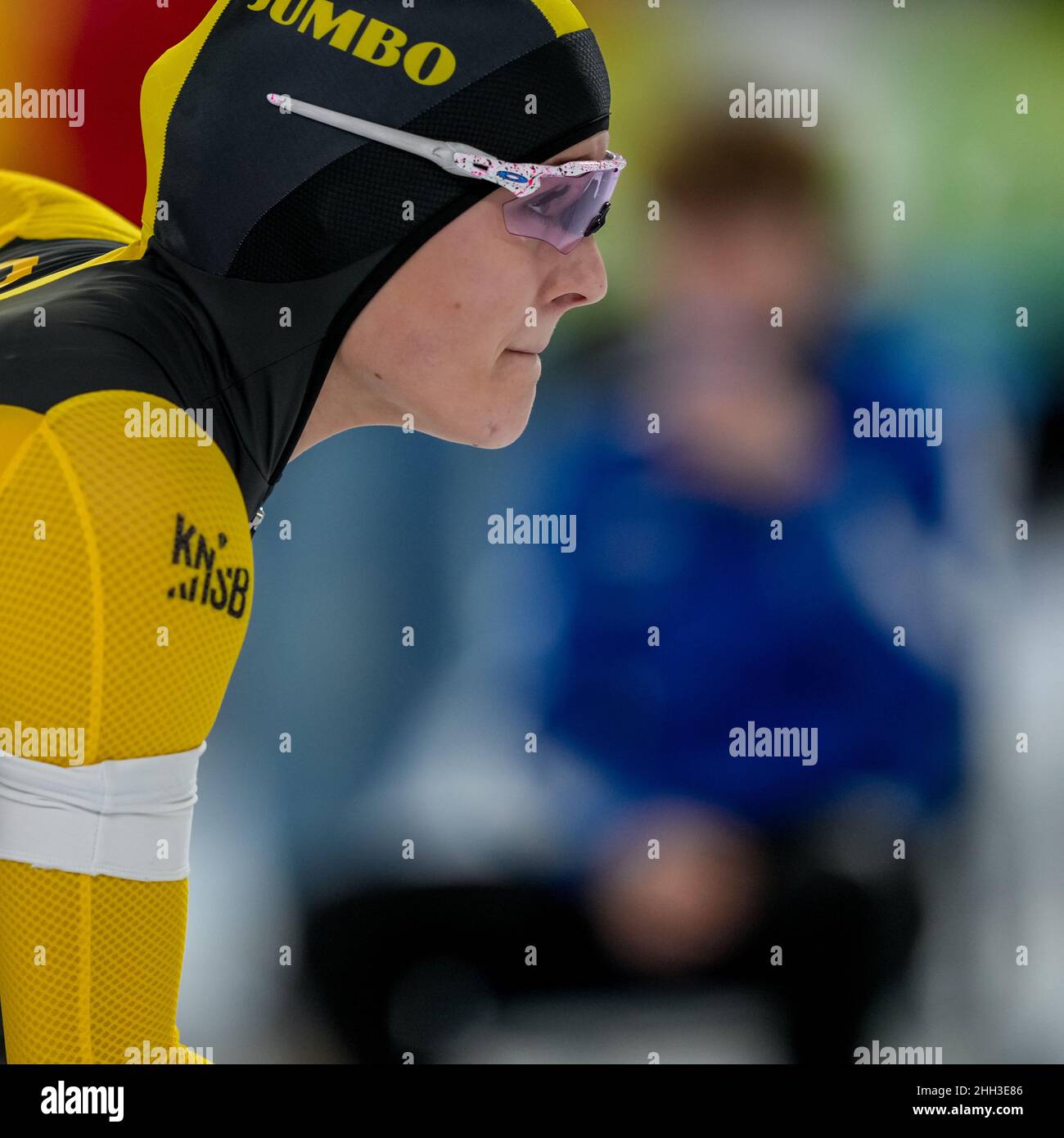 HEERENVEEN, NETHERLANDS - JANUARY 23: Robin Groot of team Jumbo opl ...