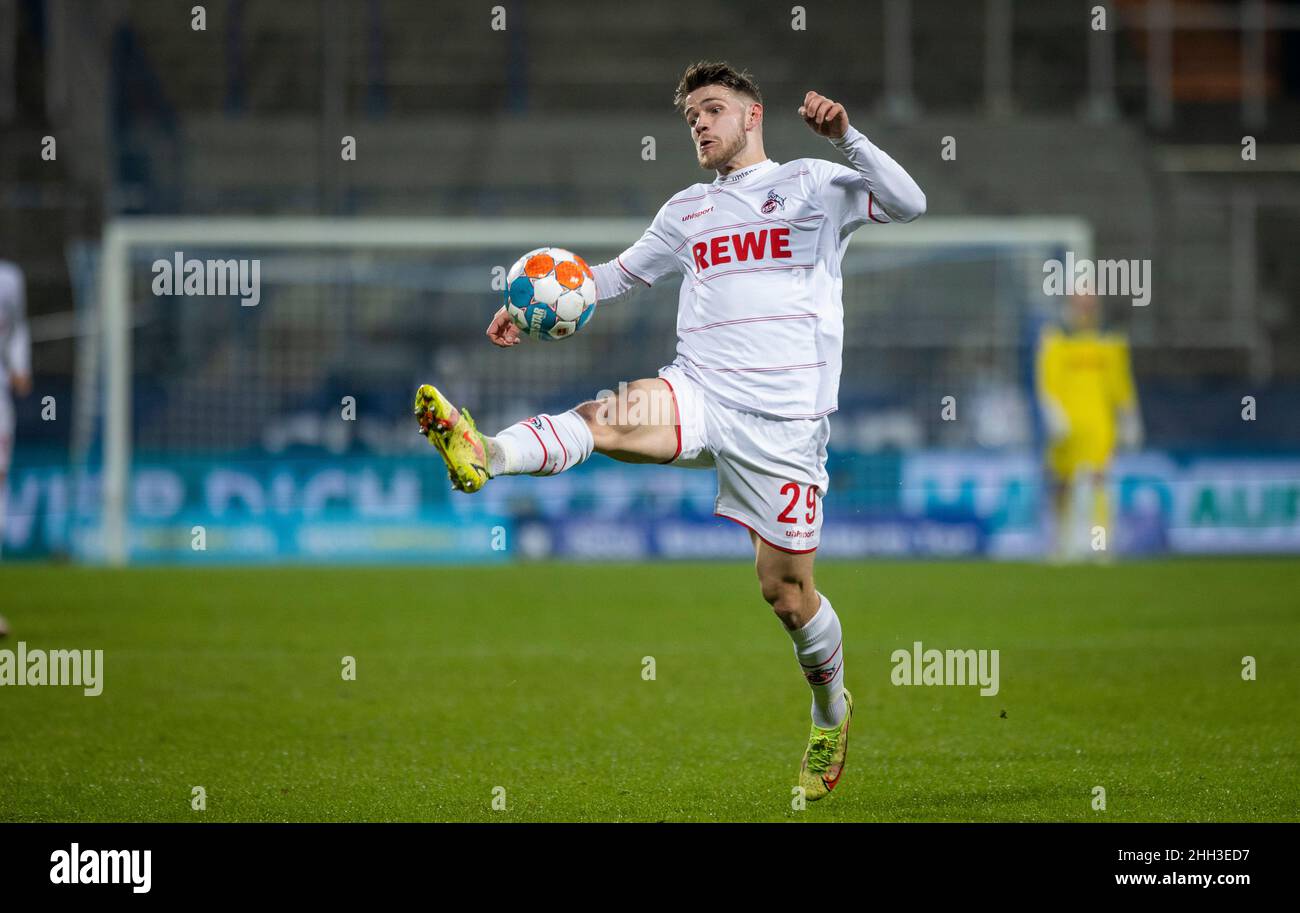 Jan Thielmann (Köln) 1. FC Köln - VfL Bochum 22.01.2022, Fussball ...
