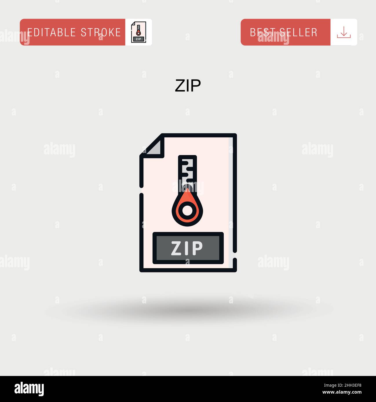 Black zip up Stock Vector Images - Alamy