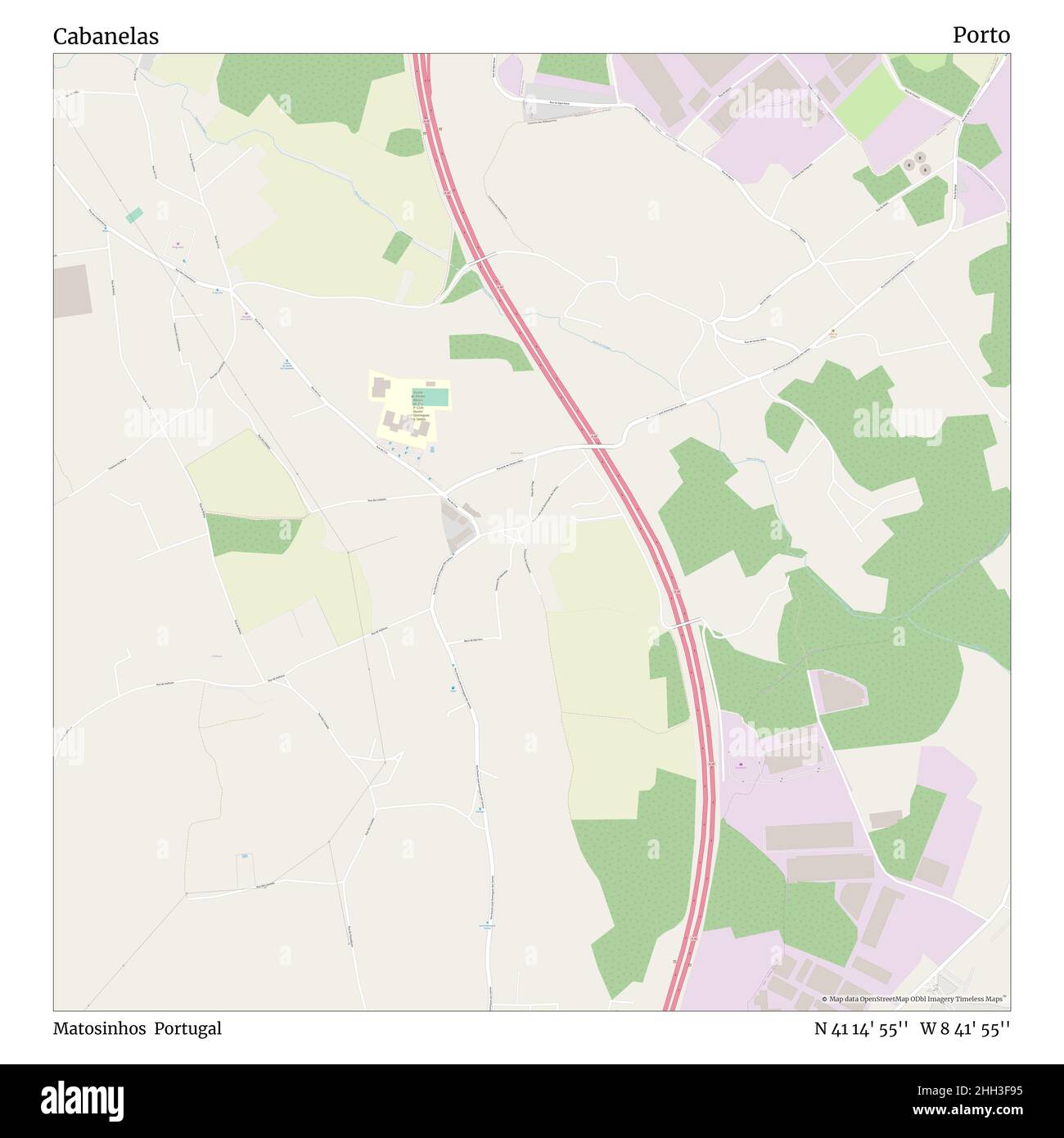 Map of matosinhos portugal hi-res stock photography and images - Alamy