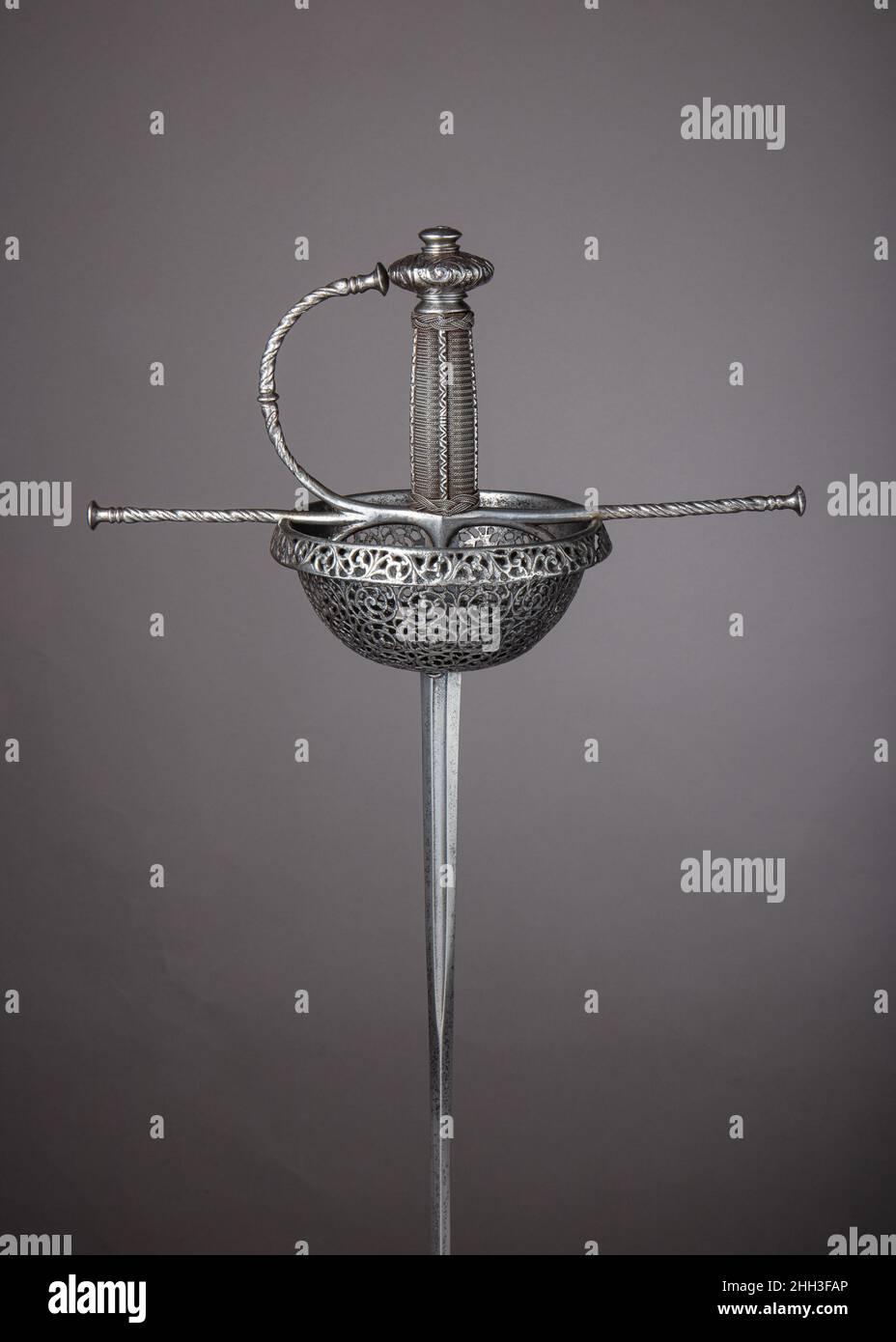 Cup-Hilted Rapier ca. 1650 Spanish or Italian, Brescia The rapier was ...