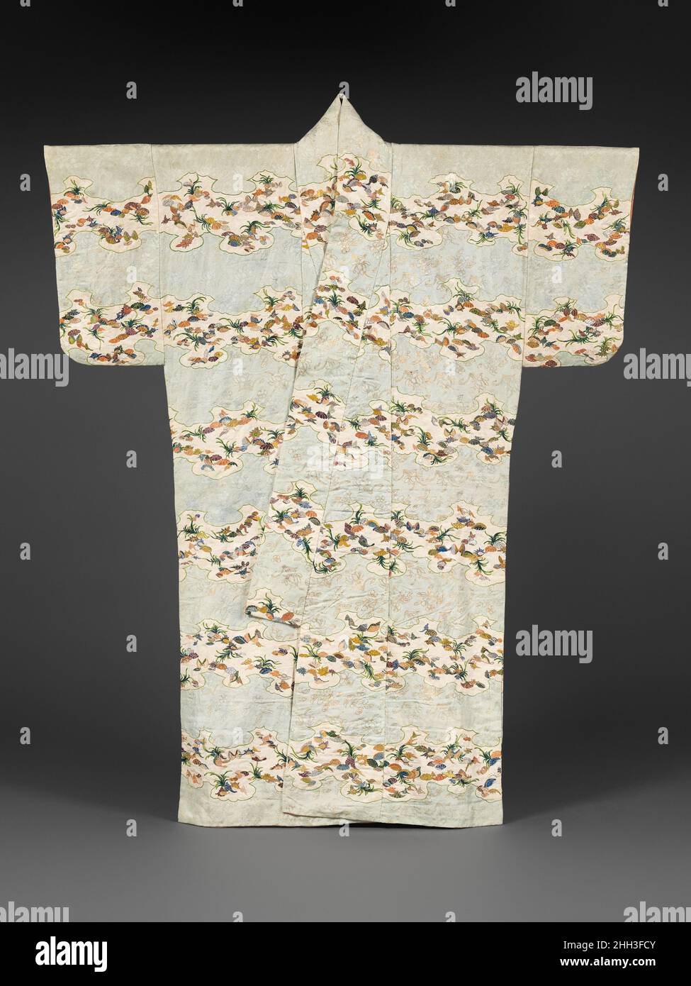 Robe (Kosode) with Shells and Sea Grasses early 17th century Japan This ...