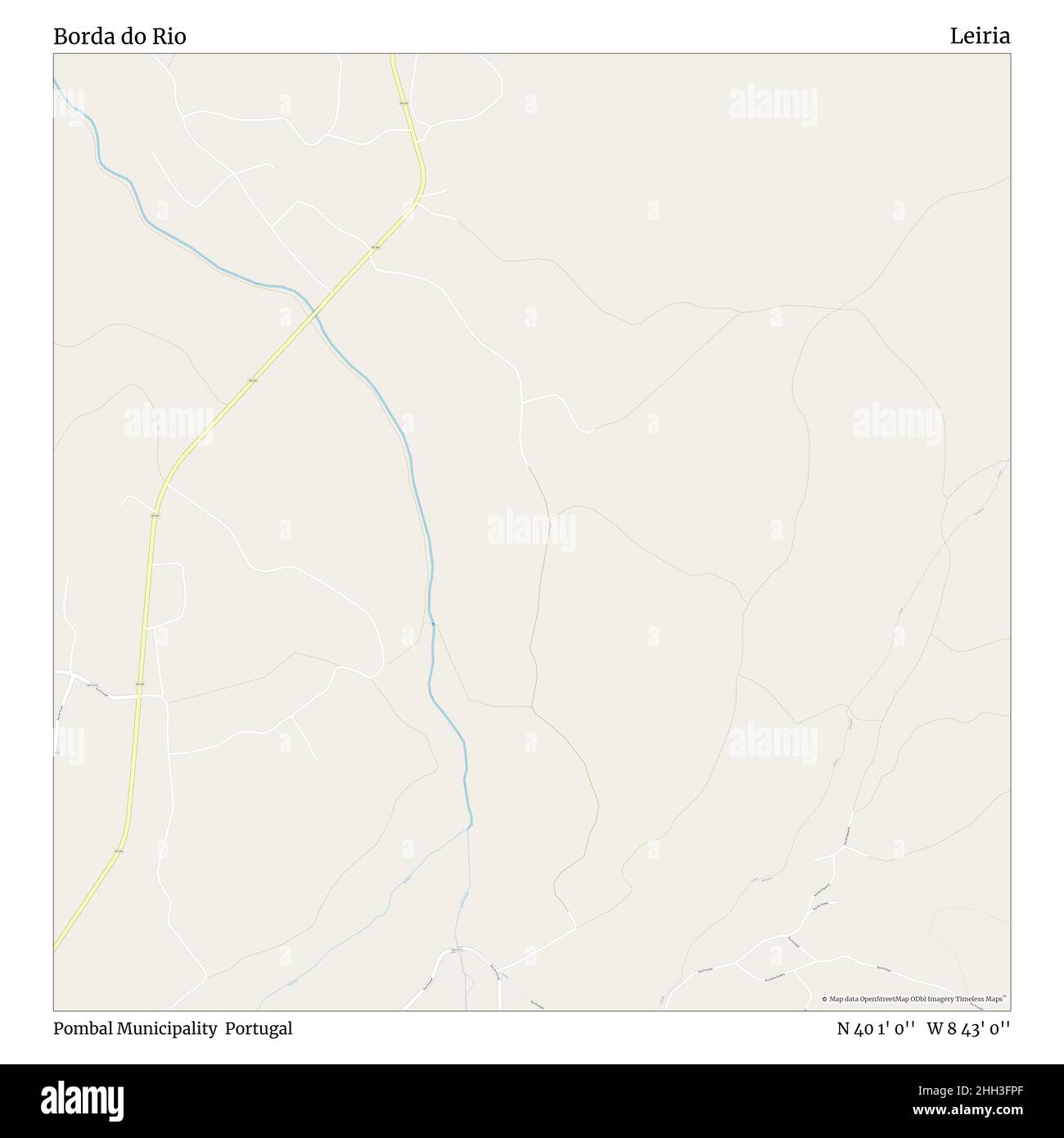 Borda do Rio, Pombal Municipality, Portugal, Leiria, N 40 1' 0'', W 8 ...