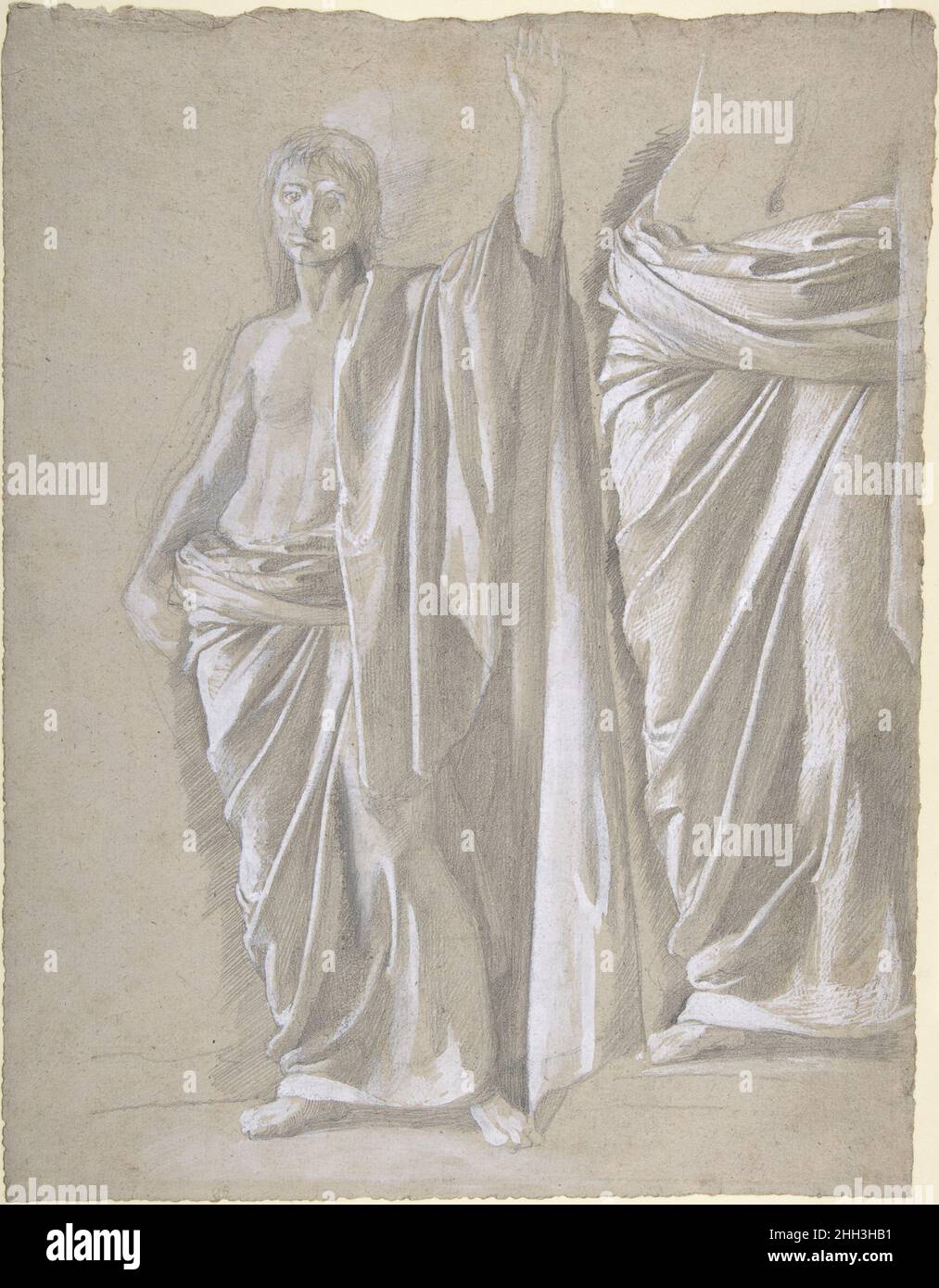 Study of a Draped Figure 1857–58 Edgar Degas French. Study of a Draped ...