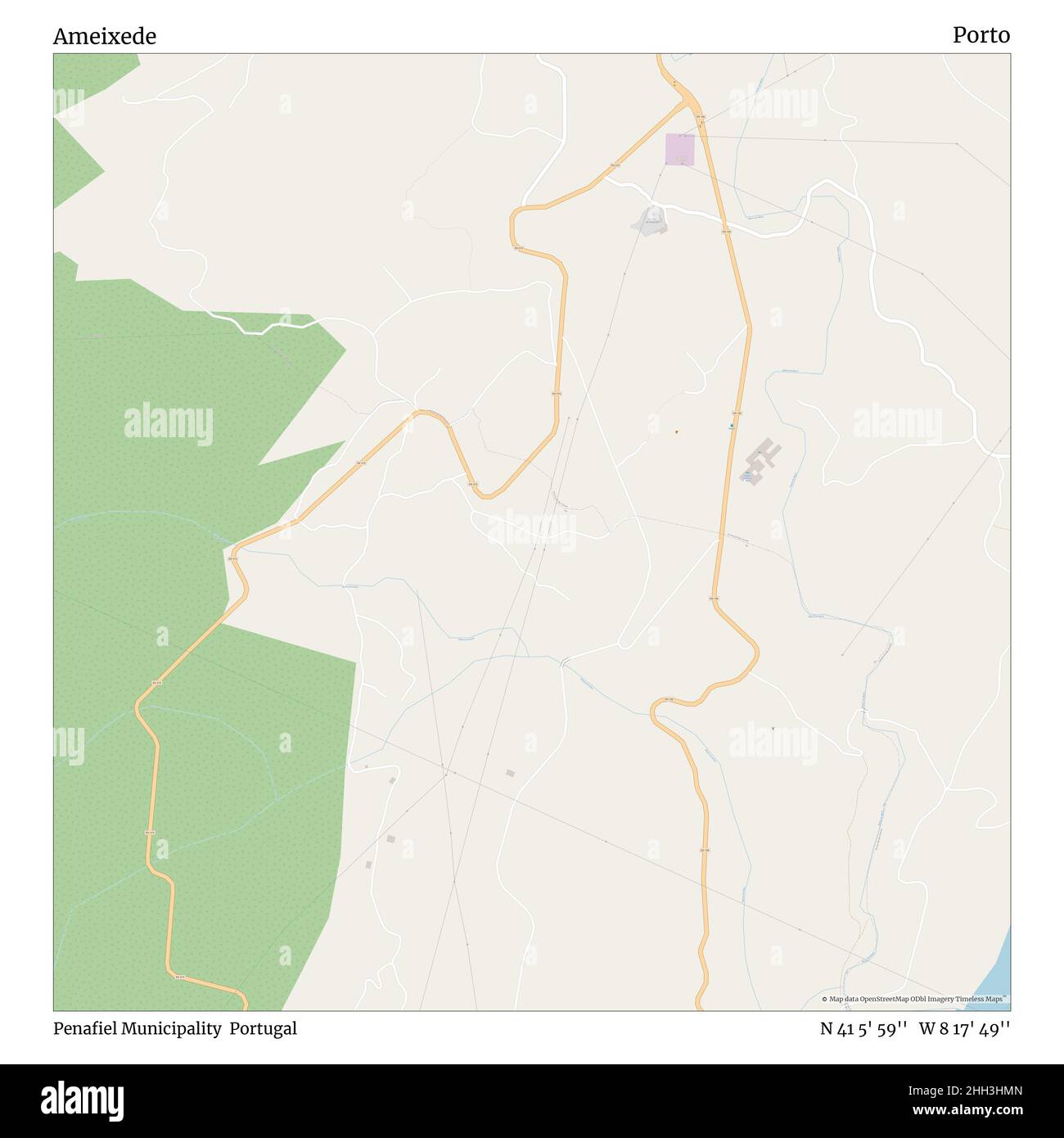 Map of penafiel hi-res stock photography and images - Alamy