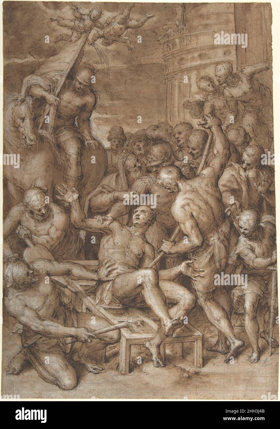 The Martyrdom of Saint Lawrence 1580s–early 1590s Aurelio Luini Italian ...