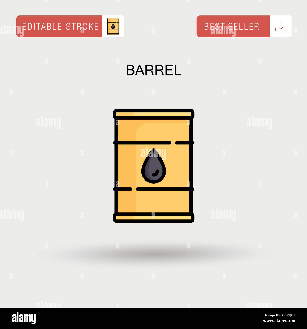 Barrel Simple vector icon Stock Vector Image & Art - Alamy