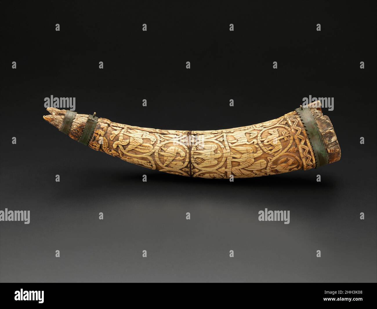 Oliphant 12th century South Italian Decorated elephant tusks could be ...