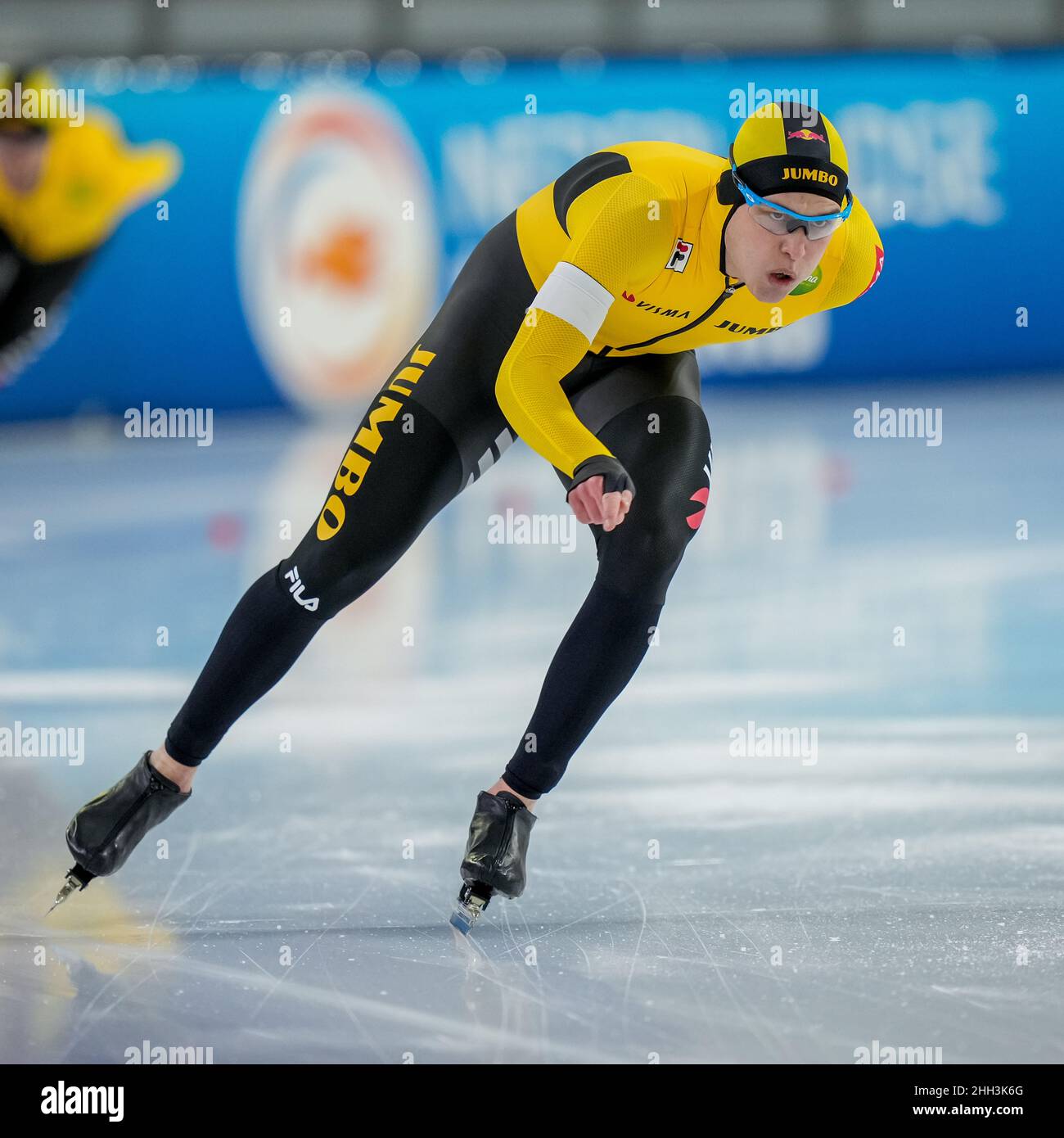 HEERENVEEN, NETHERLANDS - JANUARY 23: Marcel Bosker of team Jumbo Visma ...