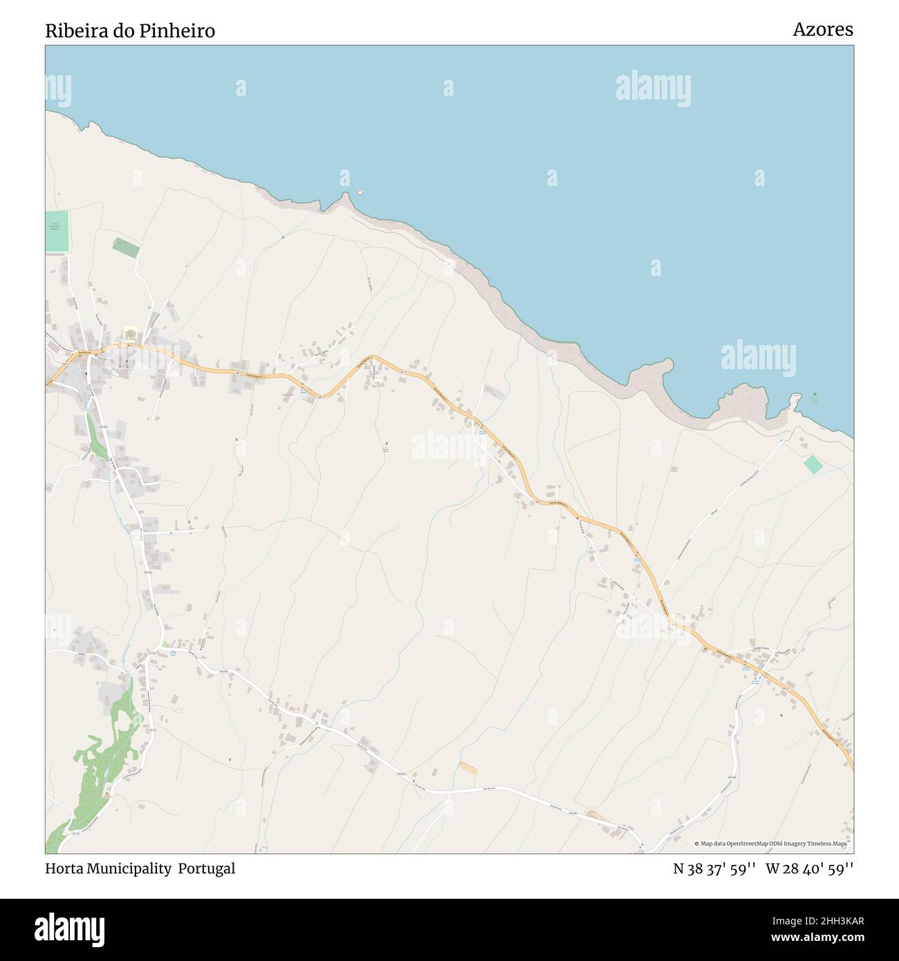 Ribeira do Pinheiro, Horta Municipality, Portugal, Azores, N 38 37' 59 ...