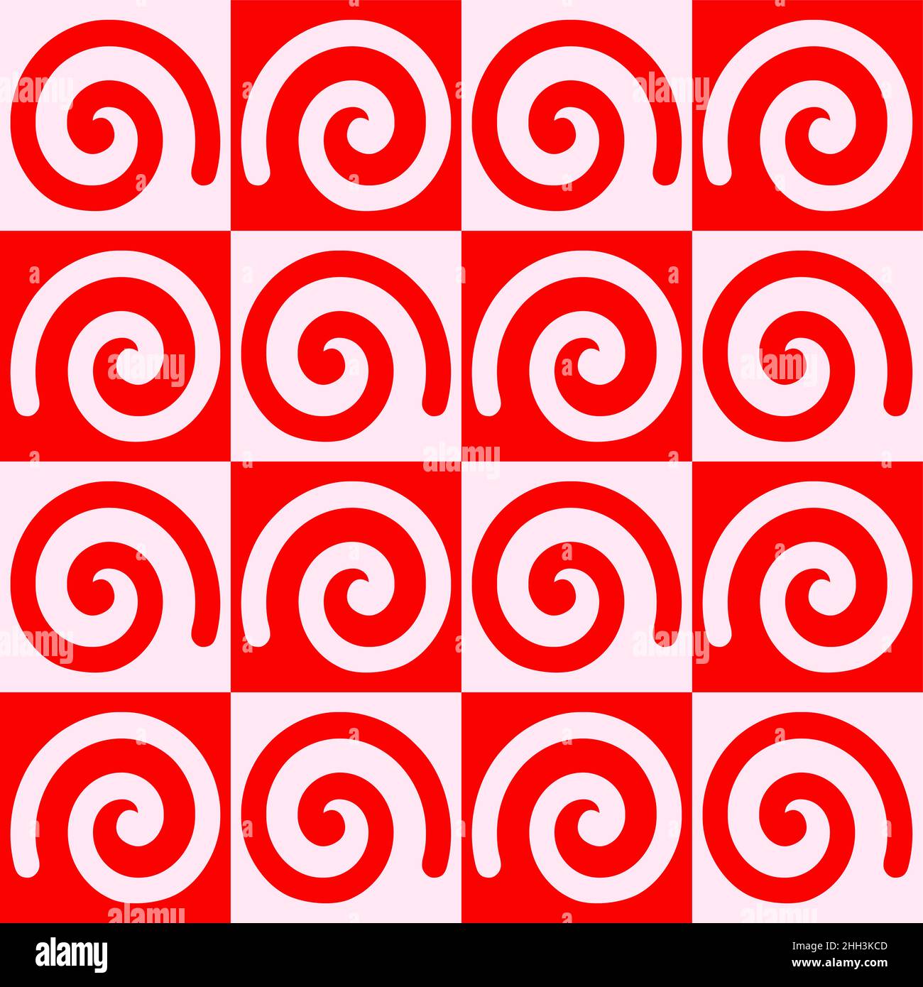 Combination pink square spiral pattern. Vintage texture background ...