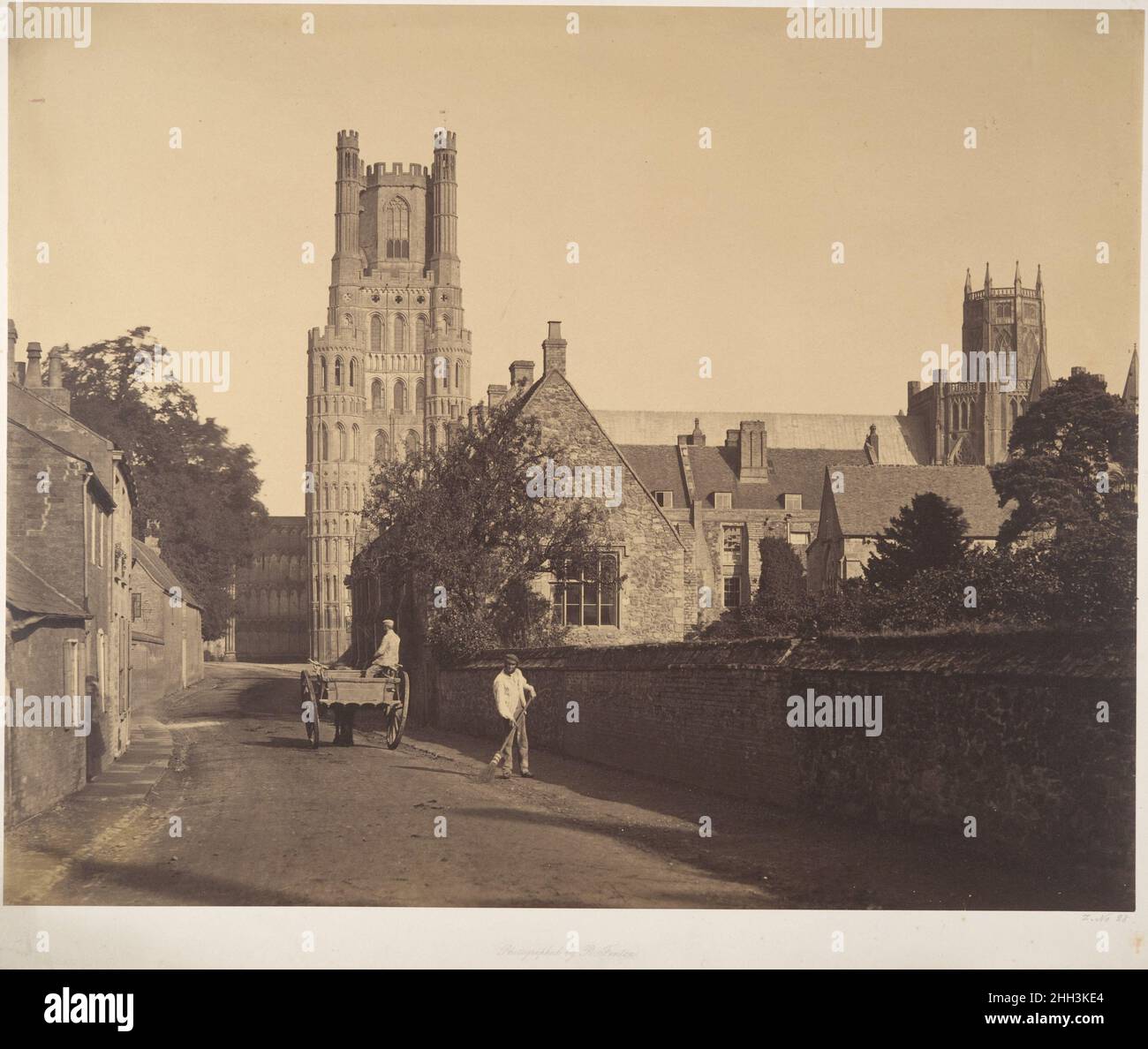 Ely Cathedral, from the Grammar School 1857 Roger Fenton British. Ely ...