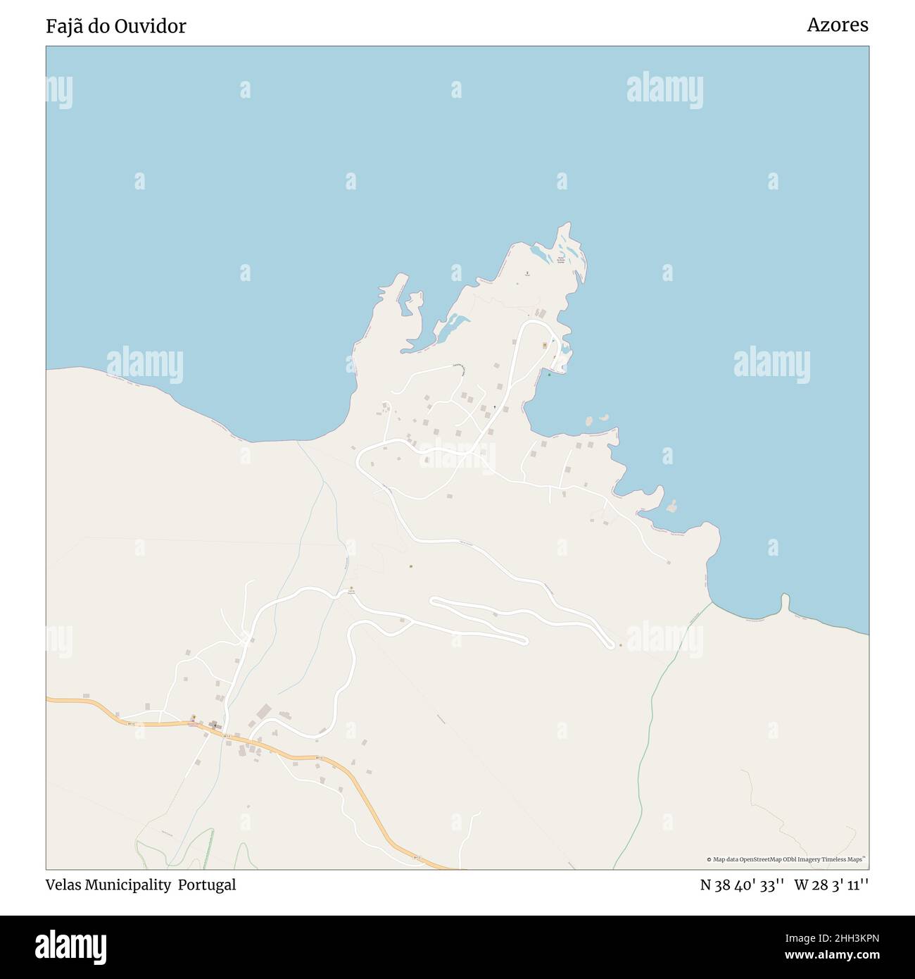 Fajã do Ouvidor, Velas Municipality, Portugal, Azores, N 38 40' 33'', W ...