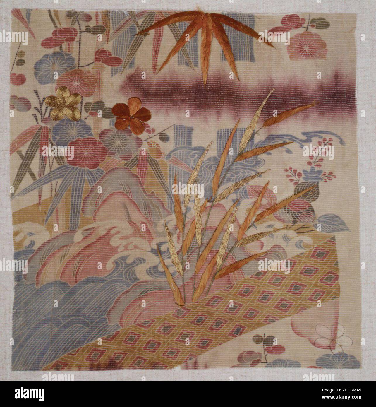 Fragment of an Unlined Kosode (Hitoe) 18th century Japan. Fragment of ...