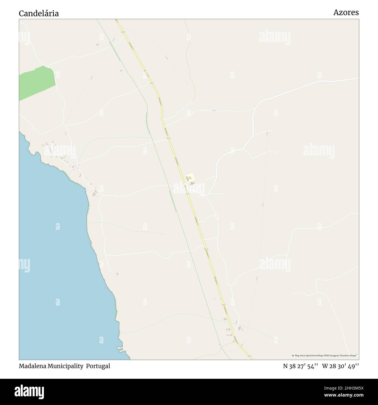 Map of candelaria Cut Out Stock Images & Pictures - Alamy