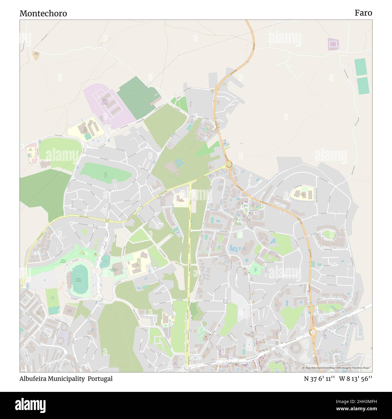 Map of albufeira portugal hi-res stock photography and images - Alamy