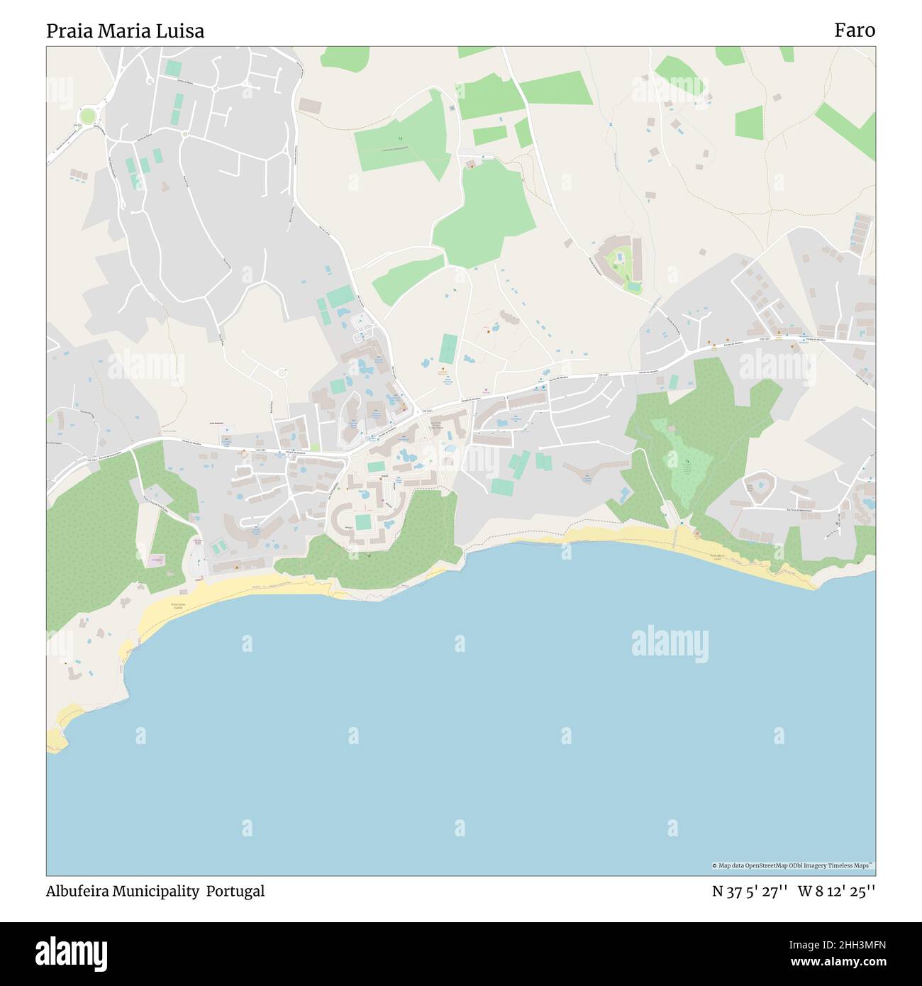 Map of albufeira hi-res stock photography and images - Alamy