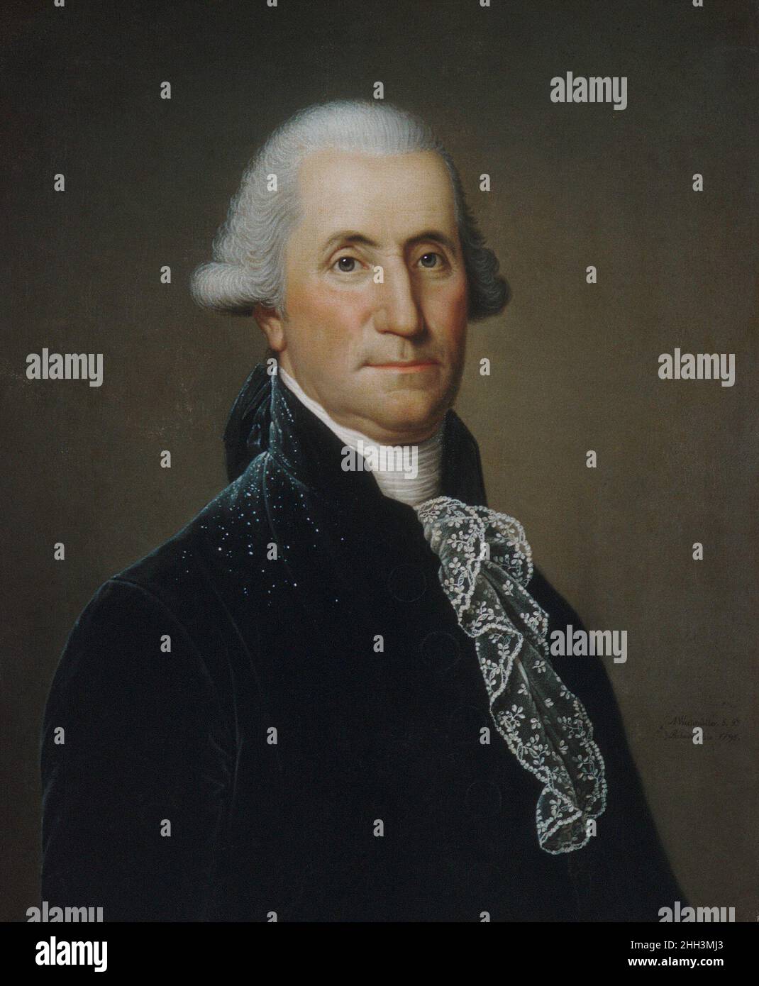 George Washington 1795 Adolph Ulrich Wertmuller The Swedish portraitist ...