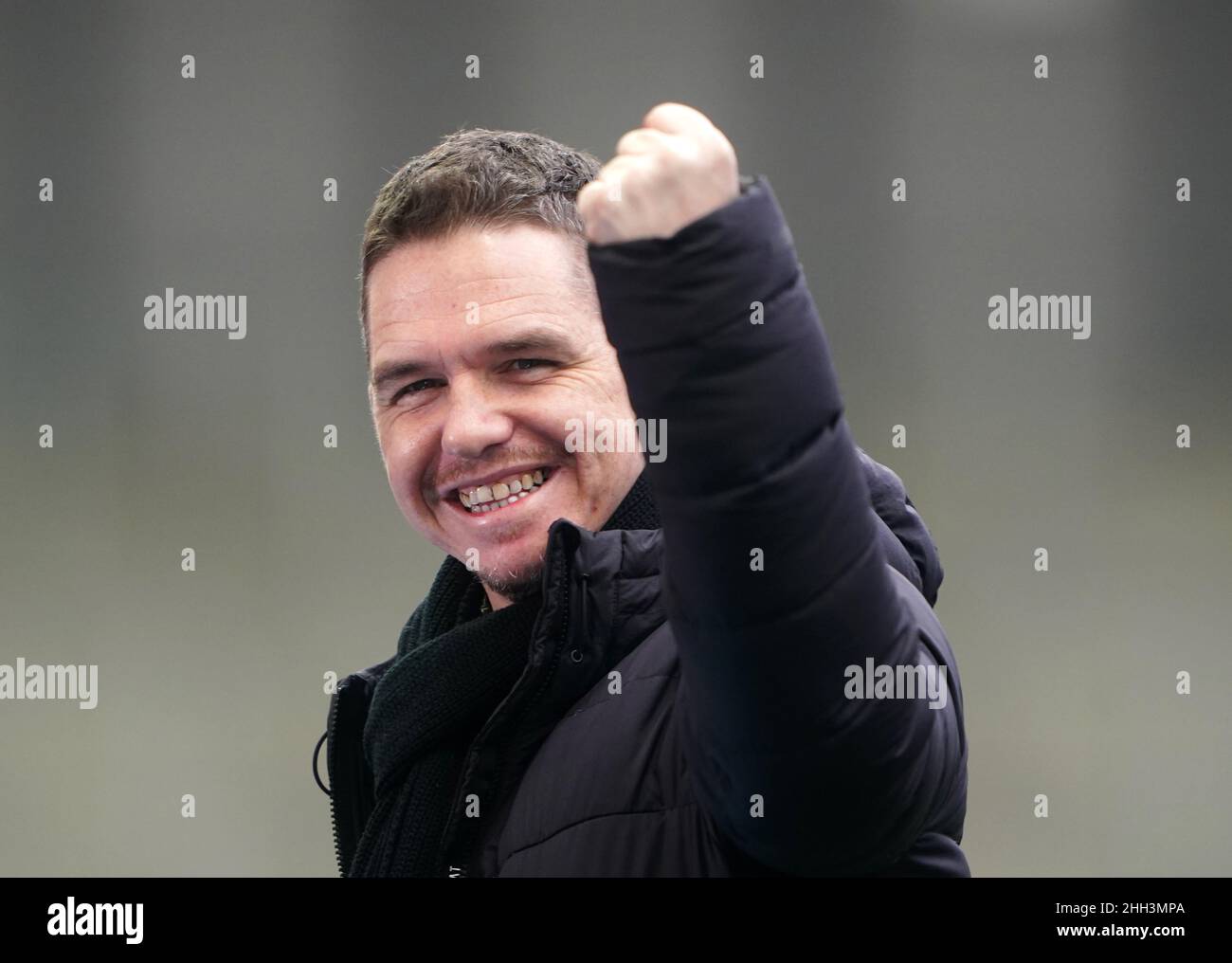 Manchester United head coach Marc Skinner before the Barclays FA Women ...