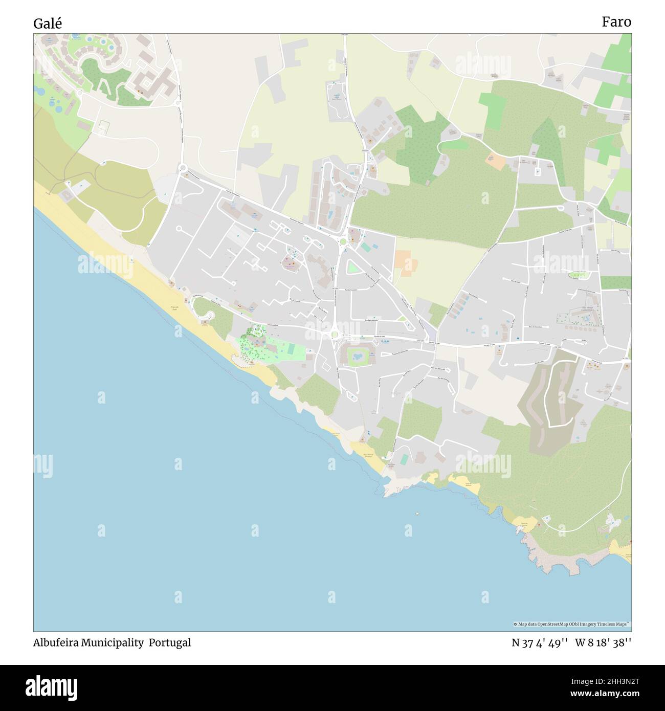 Map of albufeira portugal hi-res stock photography and images - Alamy