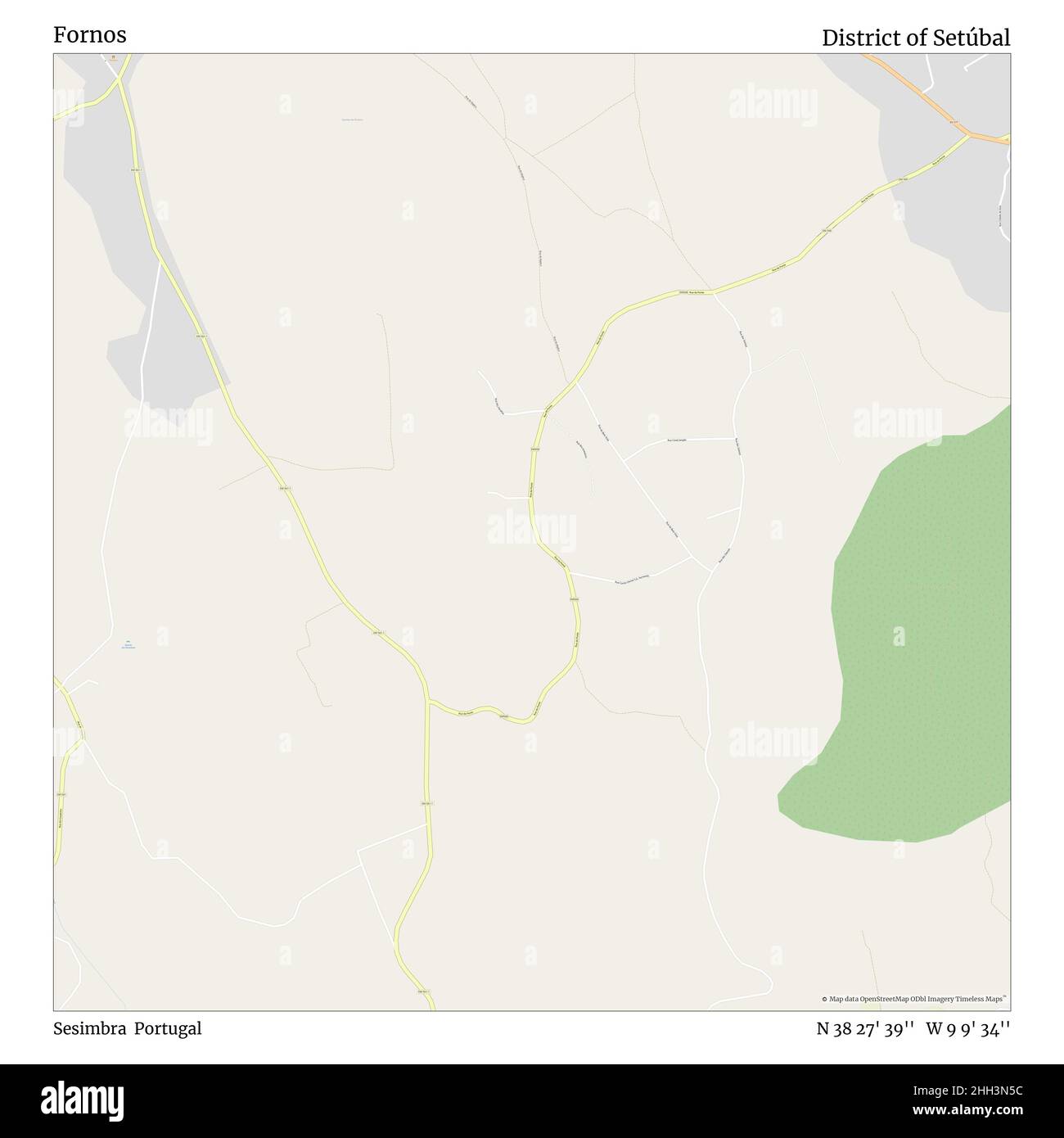 Map of setubal portugal hi-res stock photography and images - Alamy