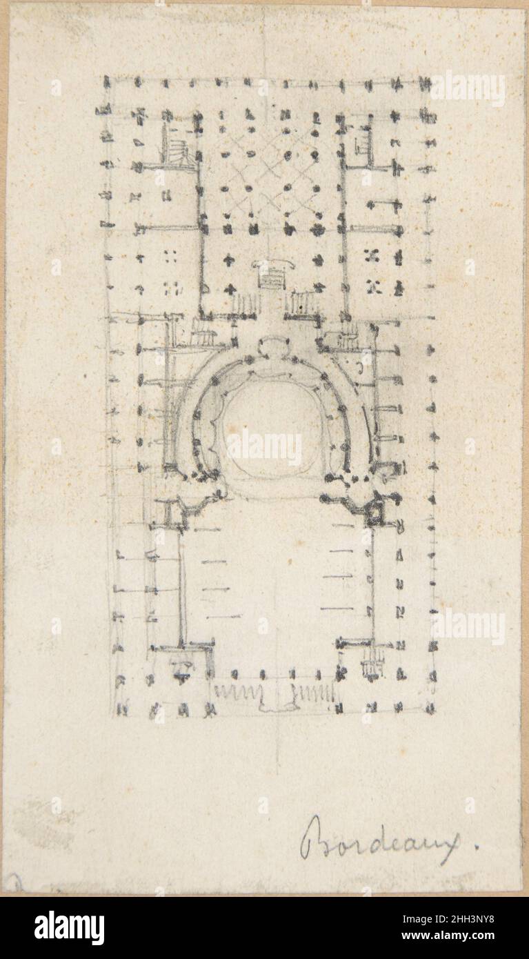 Design for a Theatre 18th century Anonymous, French, 18th century ...