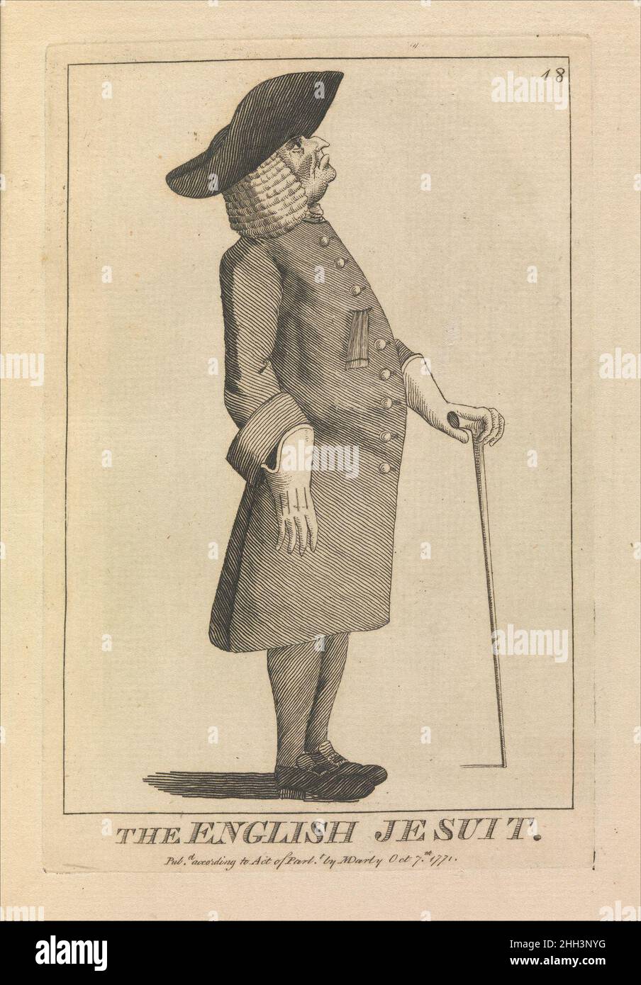 The English Jesuit October 7, 1771 Matthew Darly British This image ...