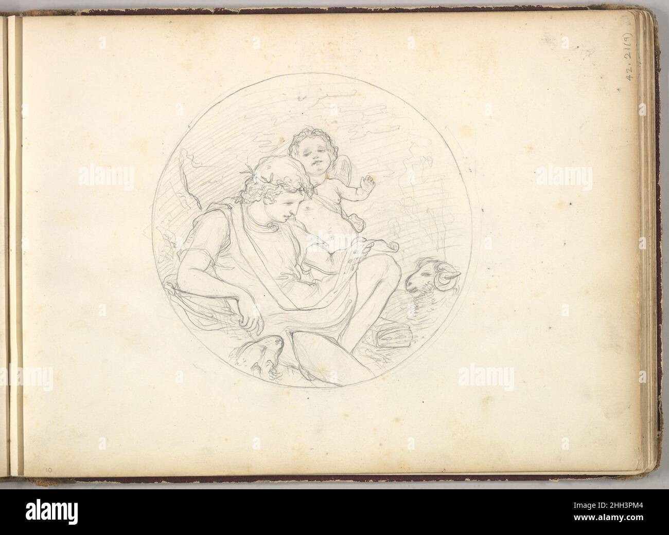 Romantic cupid sketch hi-res stock photography and images - Alamy