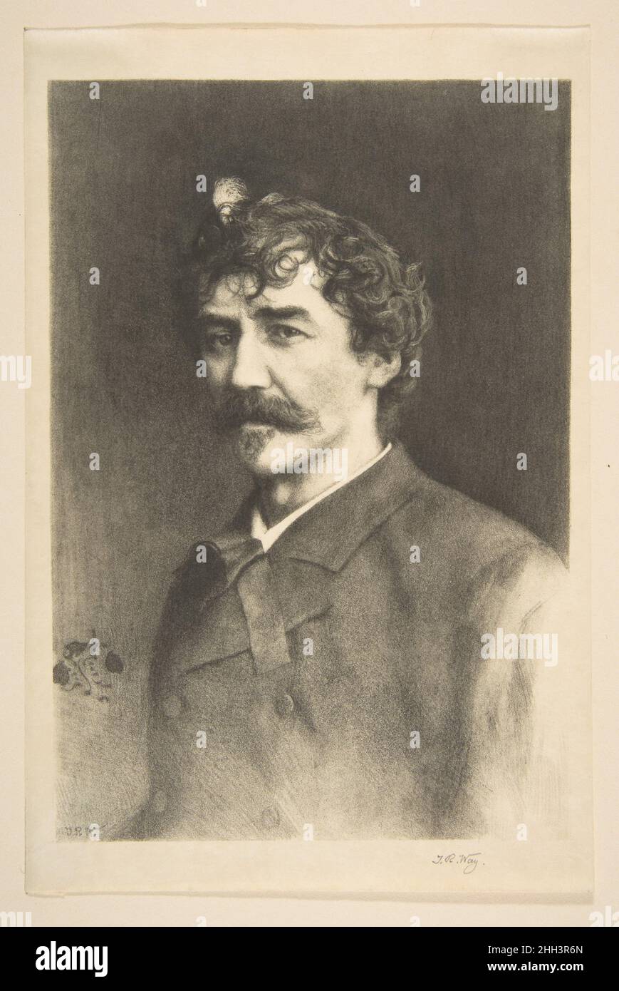 Whistler with the White Lock 1890–1900 (?) Thomas Robert Way British ...