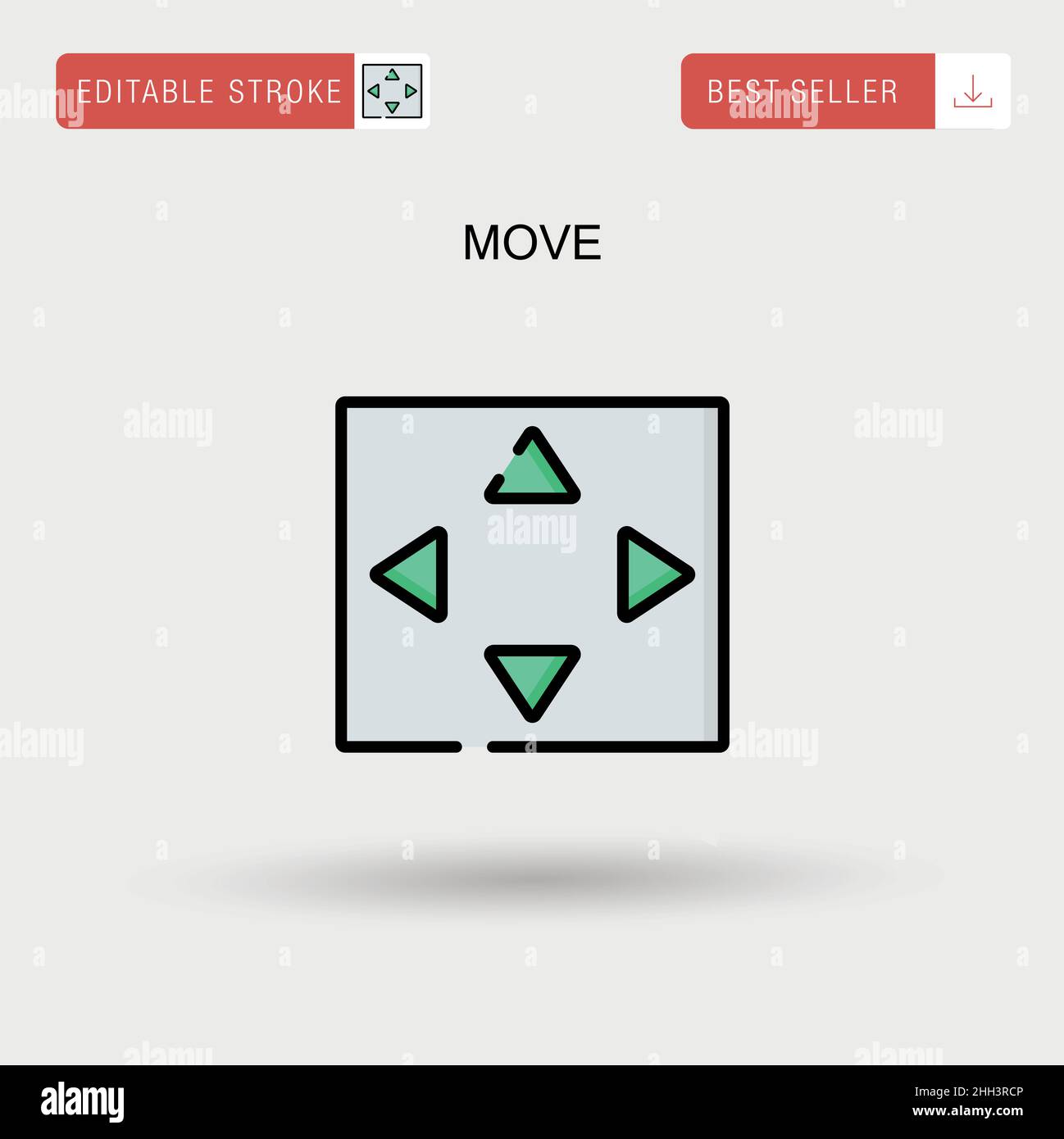 Move Simple vector icon Stock Vector Image & Art - Alamy