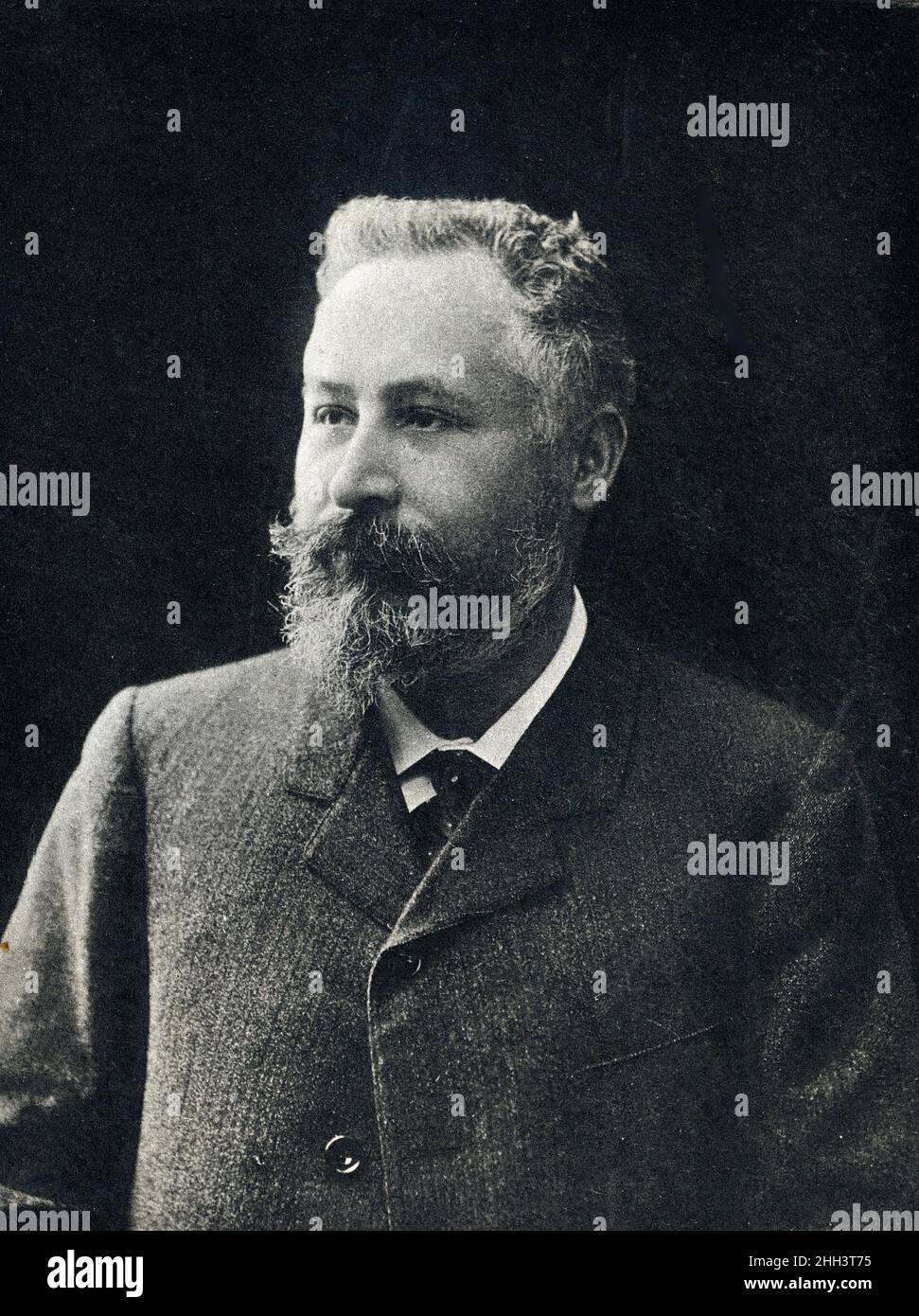 Portrait de Louis Bouveault (1864 – 1909) scientifique francais Stock Photo - Alamy
