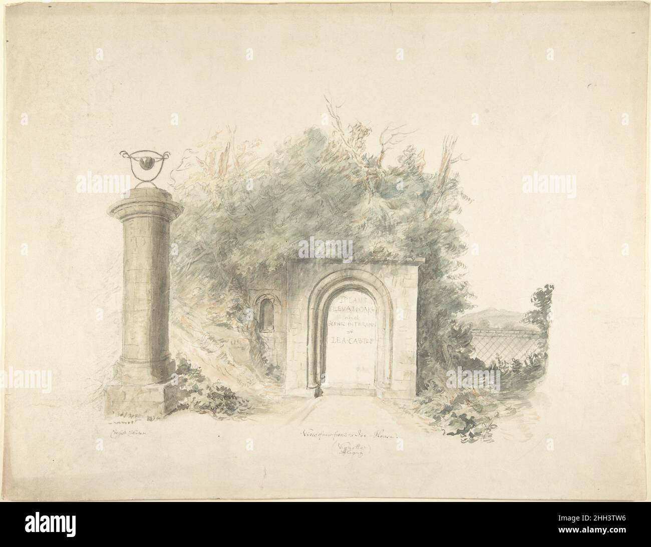 Title Page to a Group of Plans, Elevations and Scenic Interiors of Lea ...