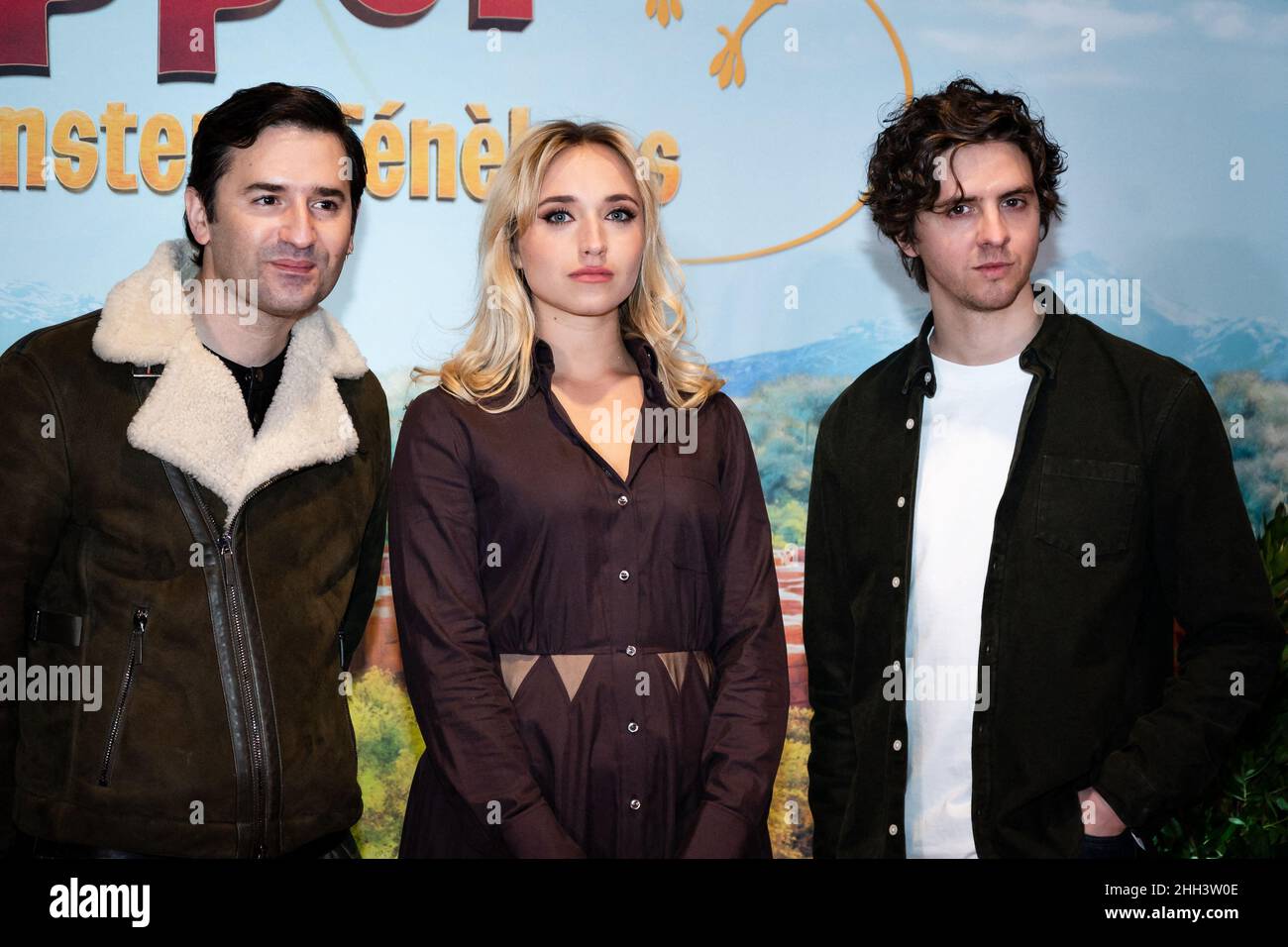 Actors Thomas Solivérès, Nicolas Maury and actress Chloé Jouannet at ...