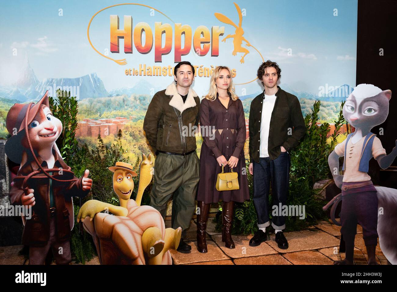 Actors Thomas Solivérès, Nicolas Maury and actress Chloé Jouannet at ...