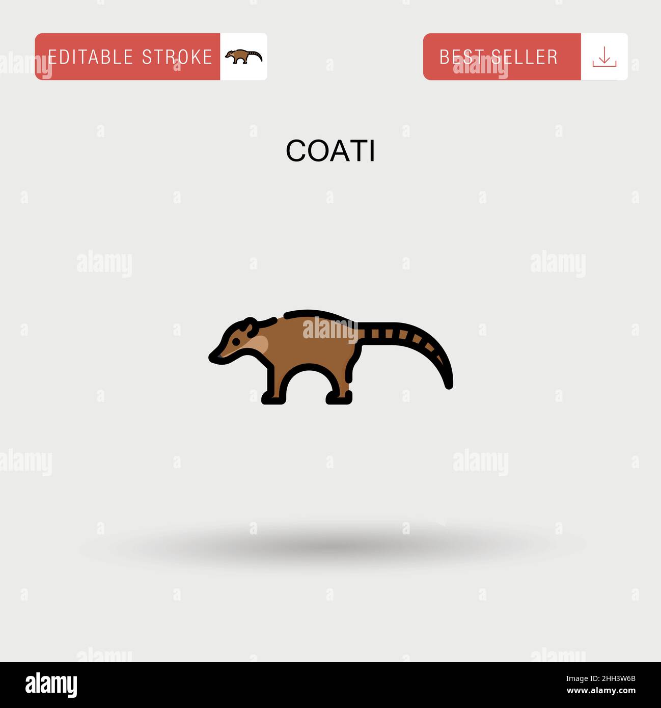 Coati mexico Stock Vector Images - Alamy