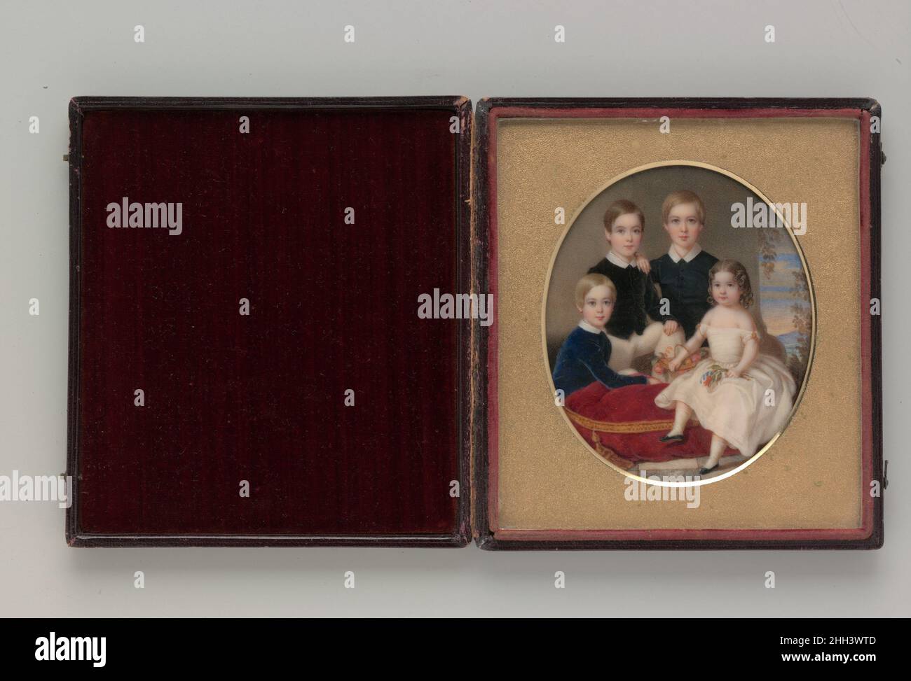 The Thompson Children 1846 John Carlin American Carlin painted three ...