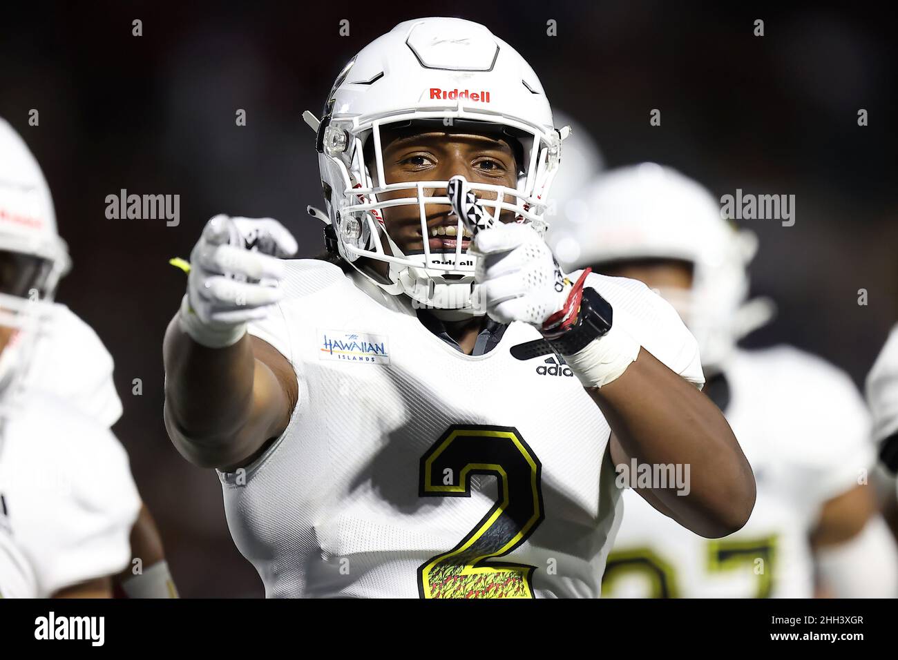 January 22, 2022 - Team Makai linebacker Jaishawn Barham #2 (St ...
