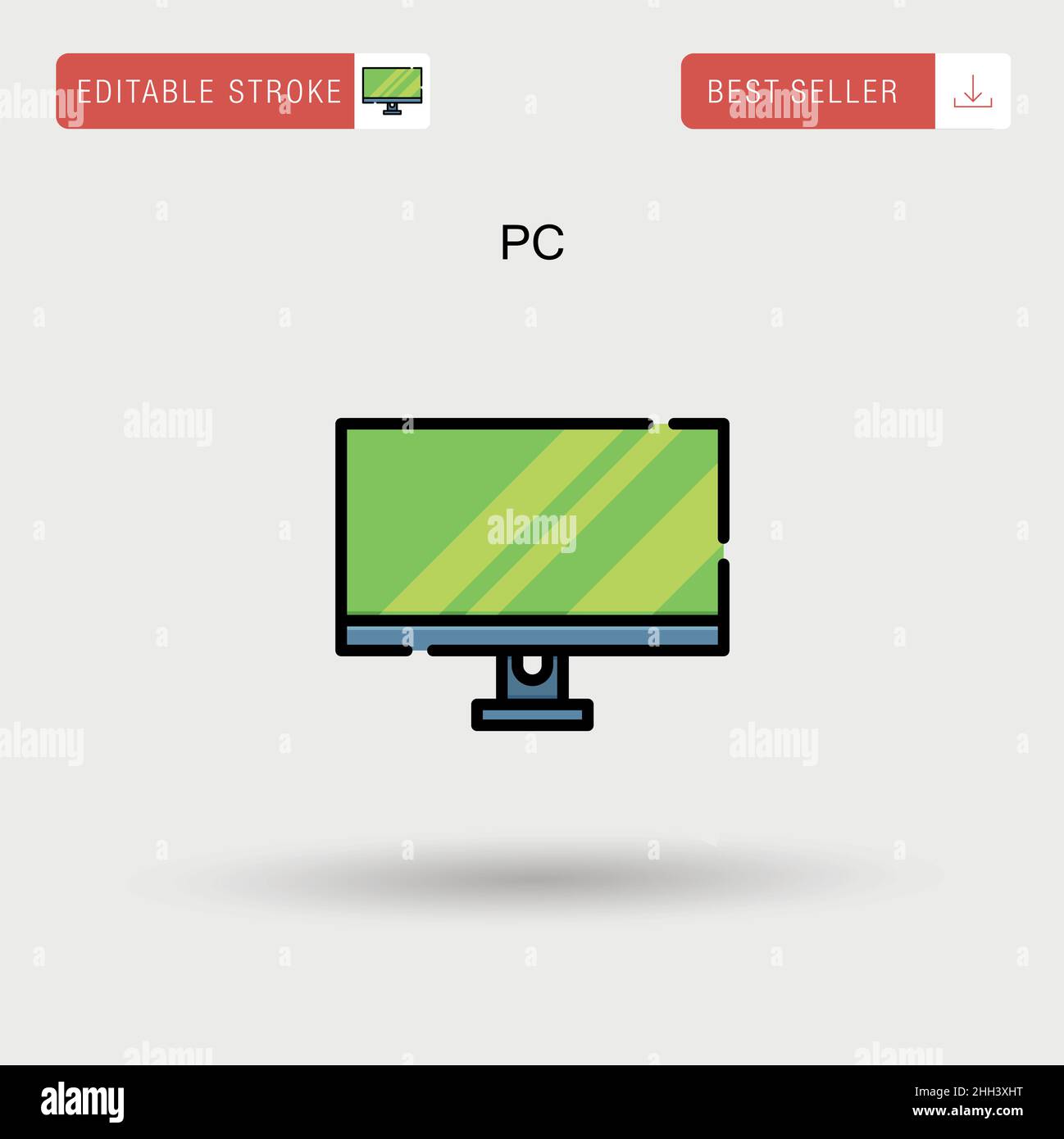 Pc screen Stock Vector Images - Alamy
